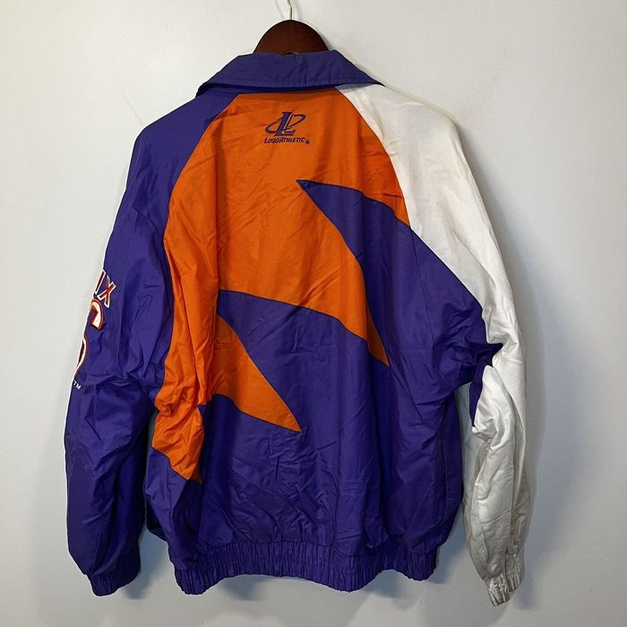 Vintage vtg 90s NBA Phoenix Suns Shark Tooth Windbreaker Jacket | Grailed