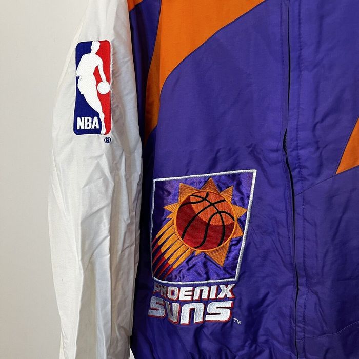 Vintage vtg 90s NBA Phoenix Suns Shark Tooth Windbreaker Jacket | Grailed