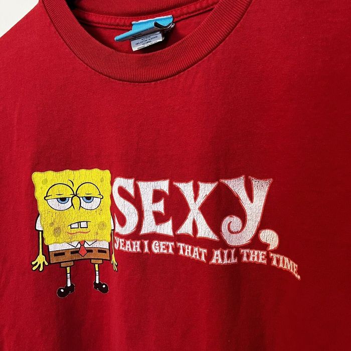 Vintage Vintage 2002 SpongeBob SquarePants Nickelodeon Sexy T shirt ...