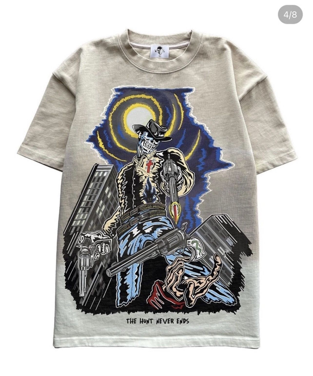 Warren Lotas Night Cowboy Tie Dye T-Shirt | Grailed
