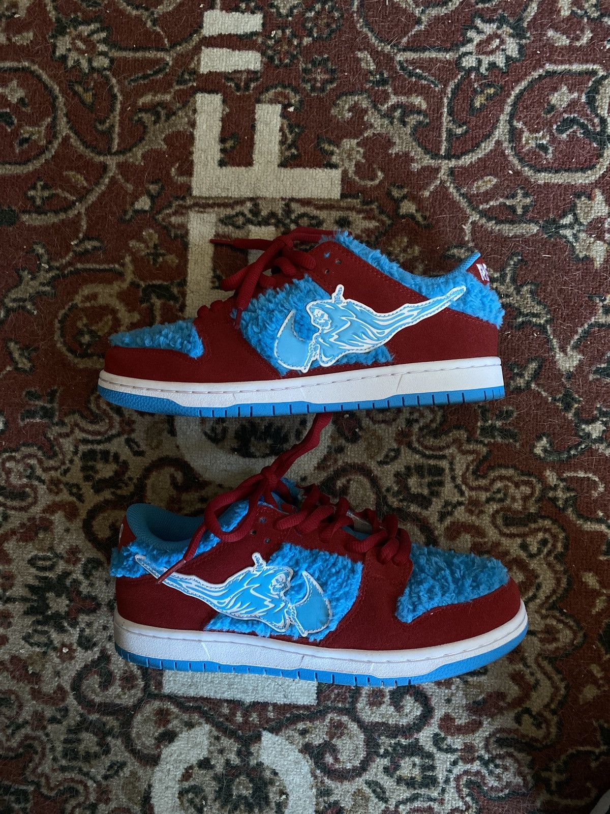 Streetwear Sole Boy Air reaper spider man dunks | Grailed