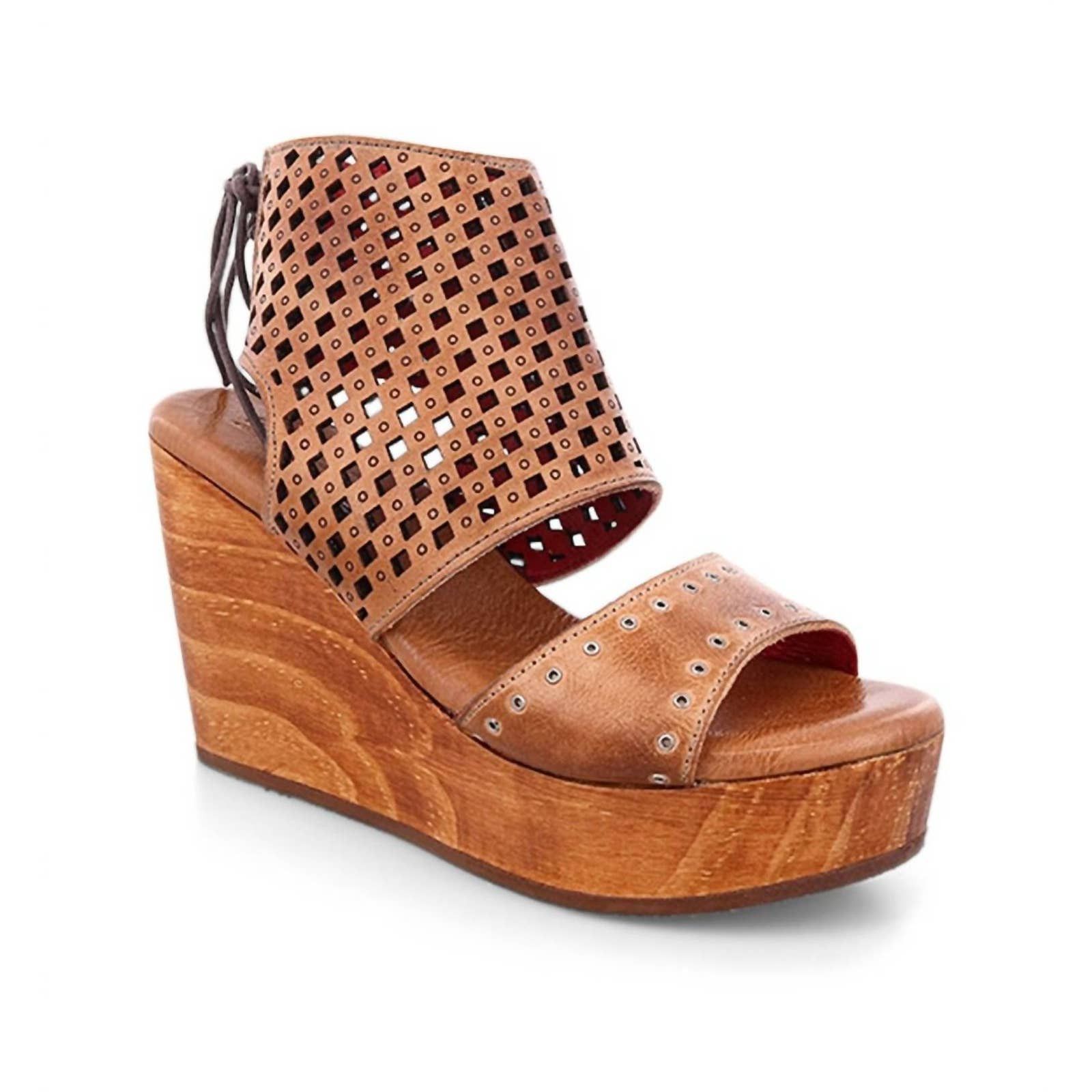 Bed Stu NEW BEDSTU Enid Wedge In Tan Rustic | Grailed