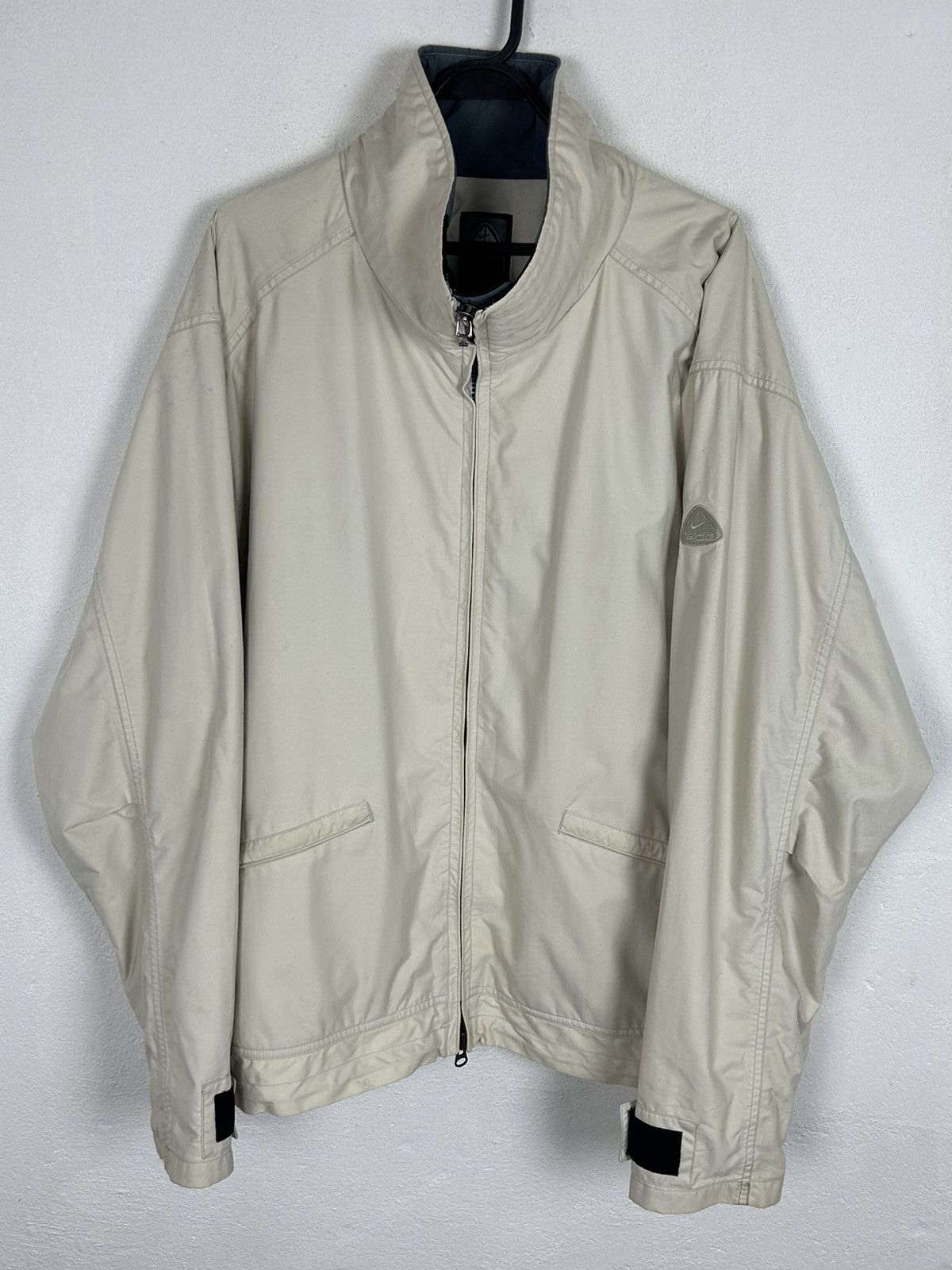 Nike Vintage Nike ACG 3 Outer Layer Striped Jacket In Beige | Grailed