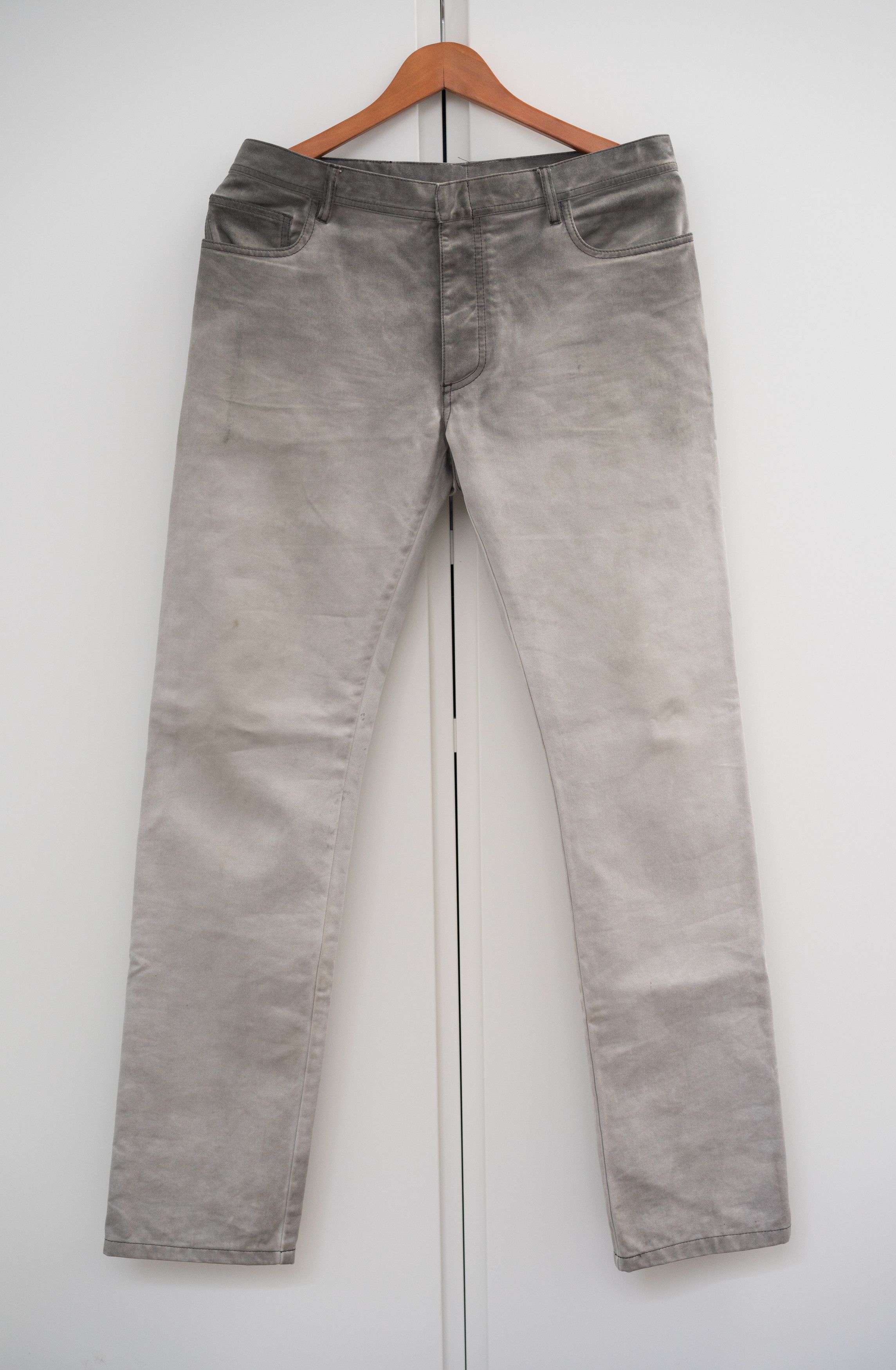 Nicolas Andreas Taralis Jethro cold-dyed fade denim | Grailed
