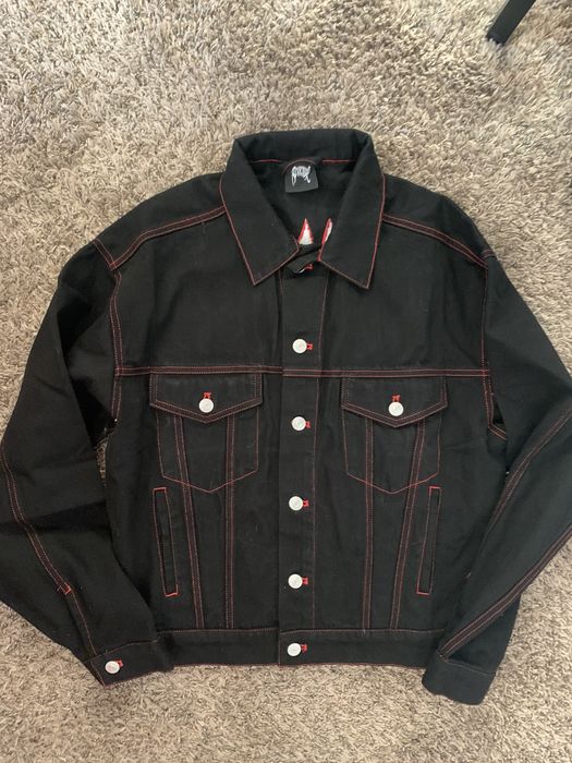 Revenge REVENGE DENIM EMBROIDERED JACKET | Grailed