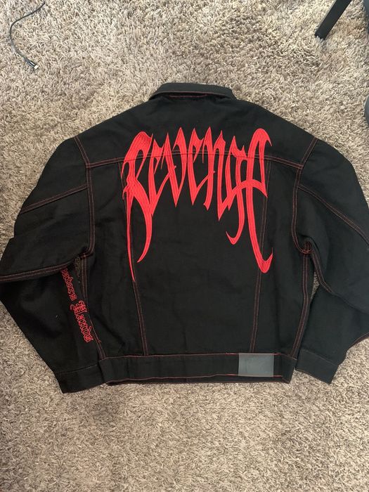Revenge REVENGE DENIM EMBROIDERED JACKET | Grailed
