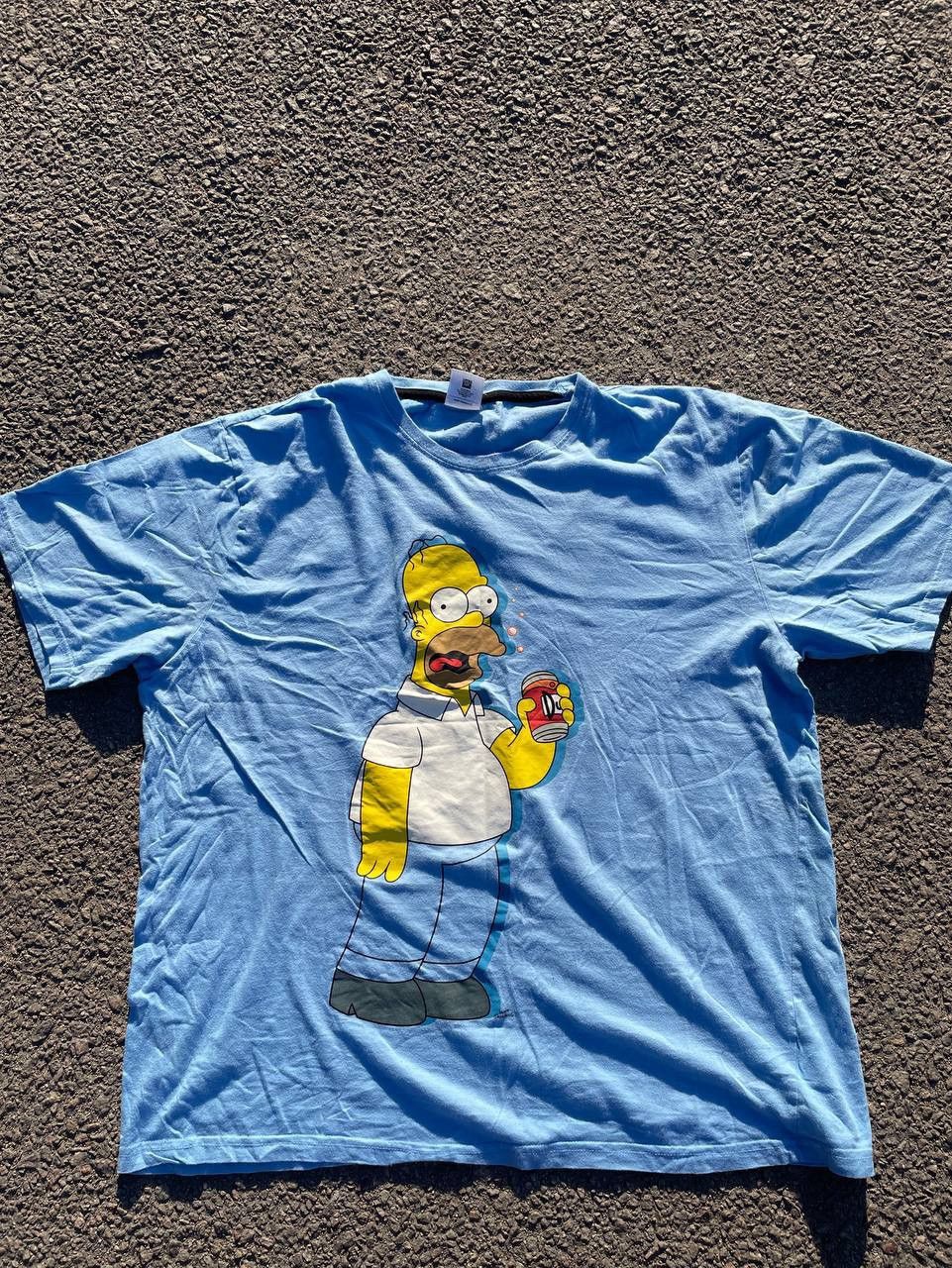 Movie × Streetwear × The Simpsons The Simpsons Y2K T Shirt Homer ...