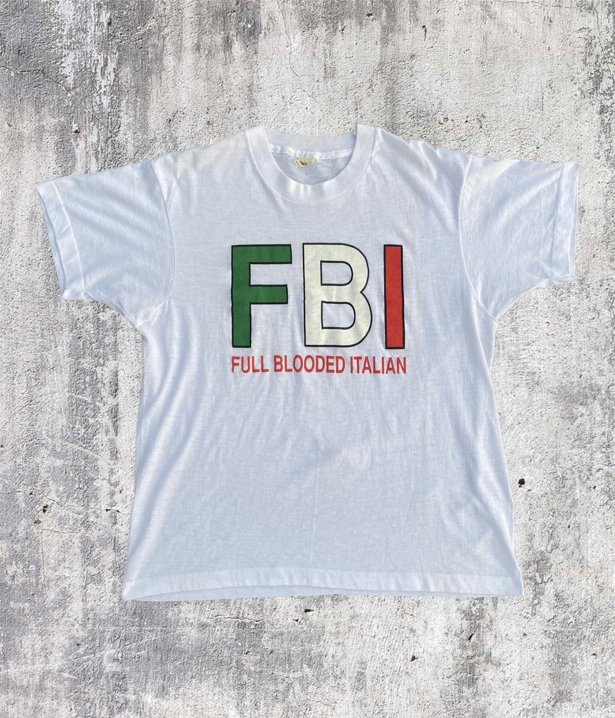 Vintage Vintage 90s FBI “Full Blooded Italian” Tee | Grailed