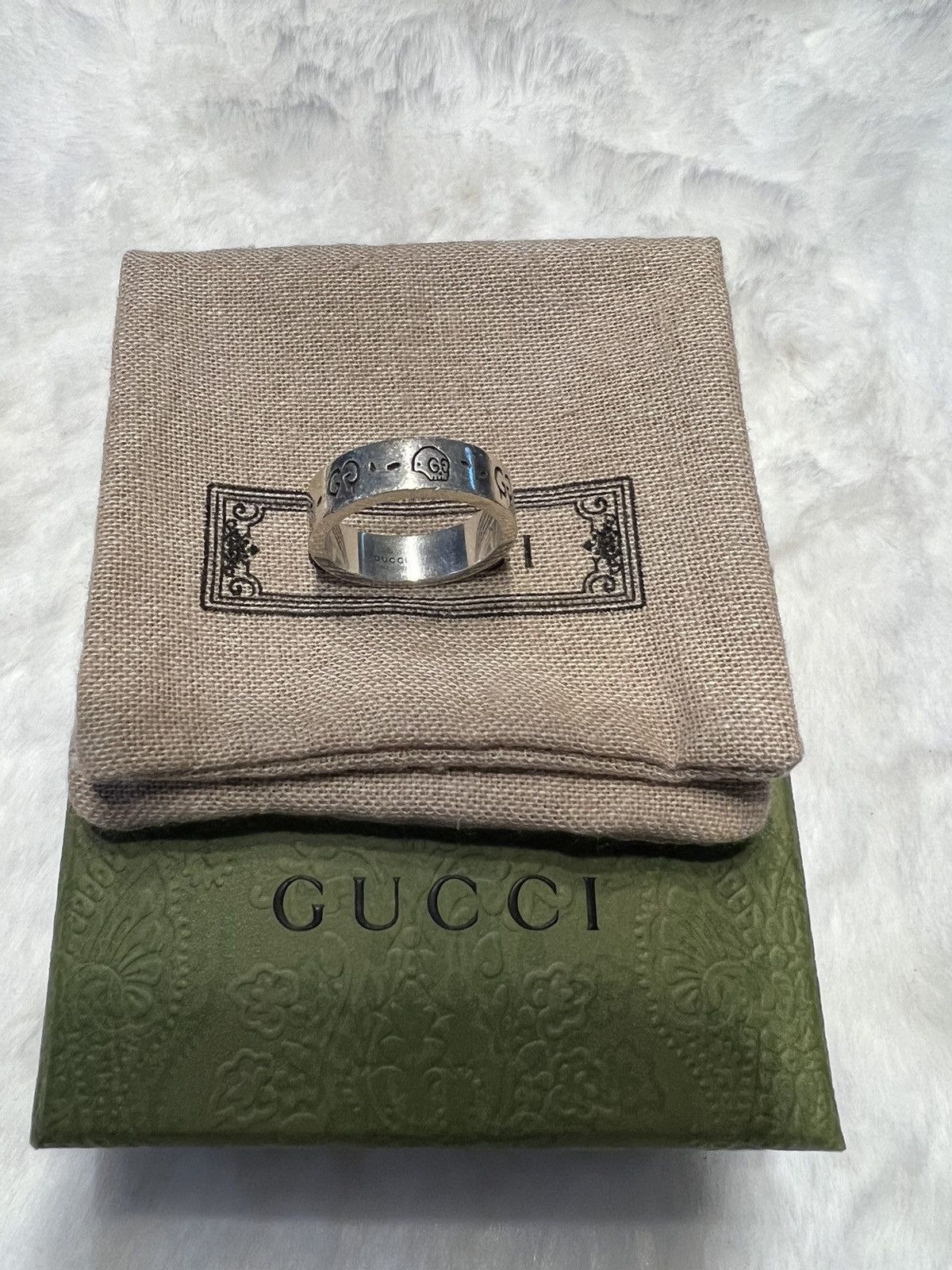 Gucci Gucci Ghost Ring Size 8 1/4 | Grailed