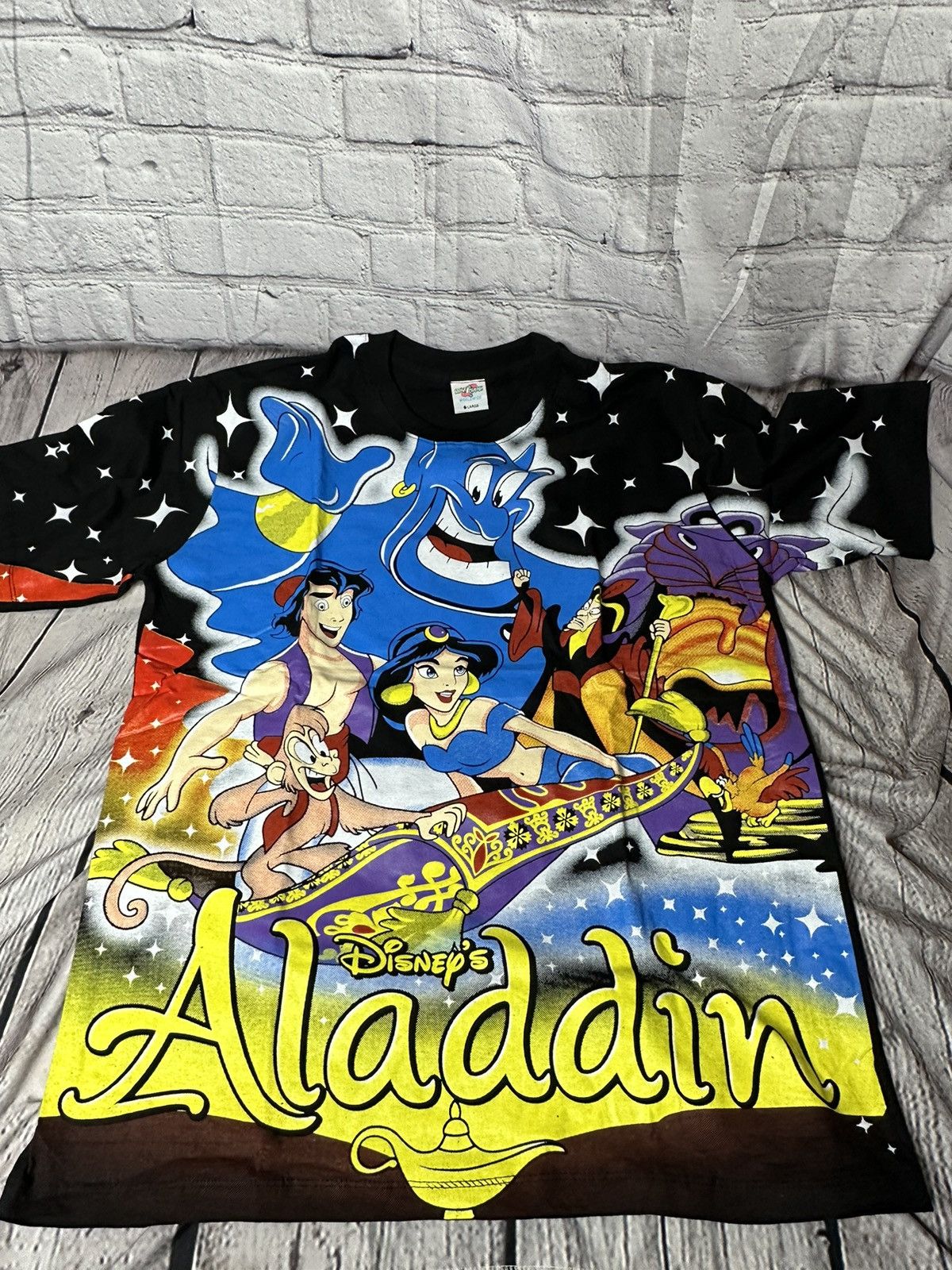 Streetwear Disney’s Aladdin Modern Bootleg T-Shirt AOP Street Couture ...