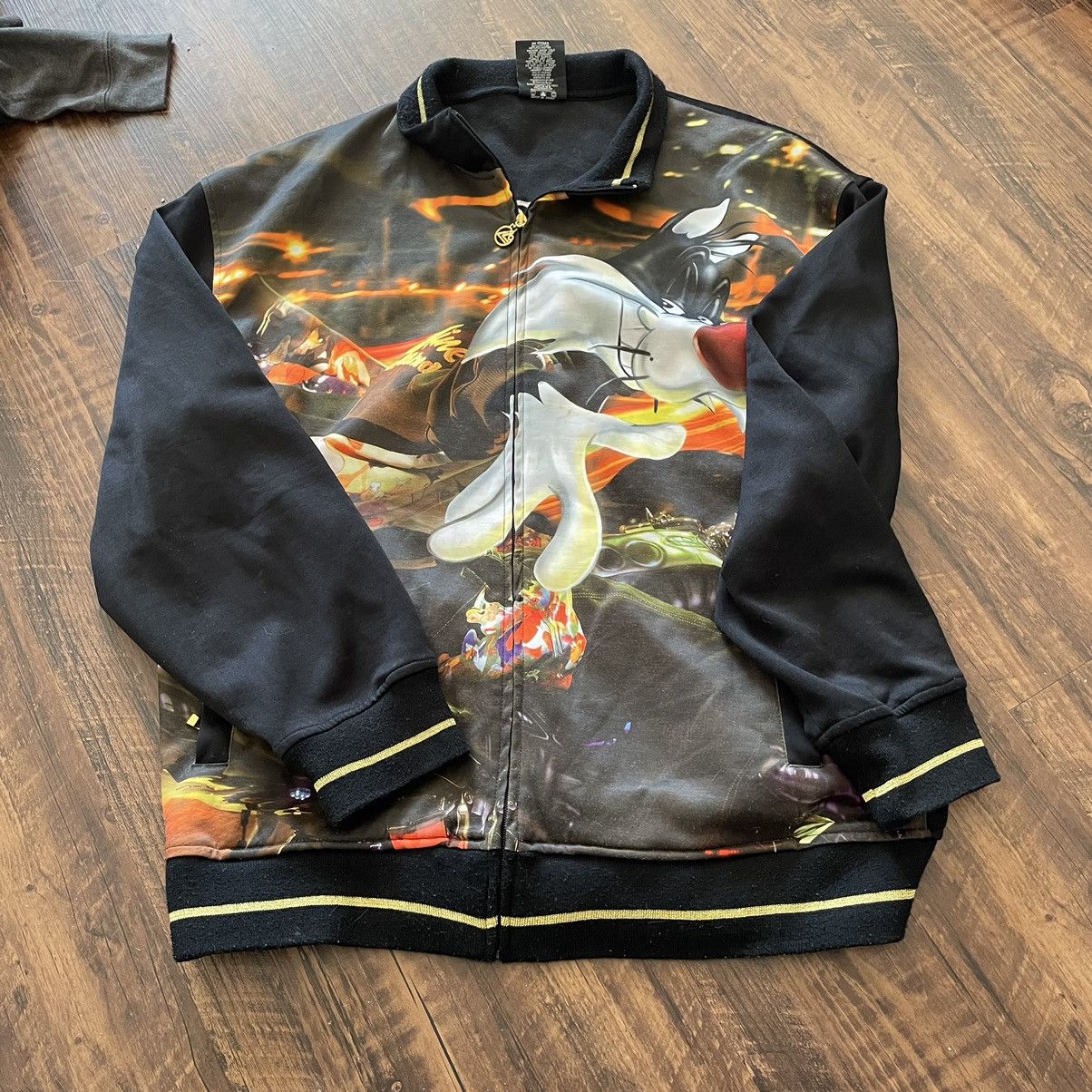 Vintage Vintage black lot29 Sylvester the cat looney toons jacket | Grailed