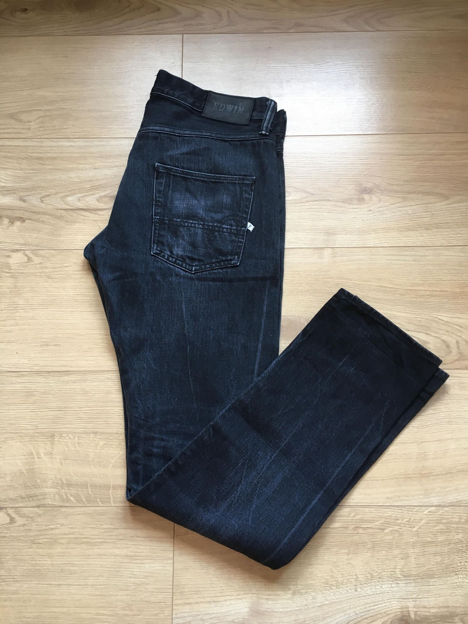 Edwin Edwin ED-55 Relaxed Tapered Denim Jeans Black W32 L34 New | Grailed
