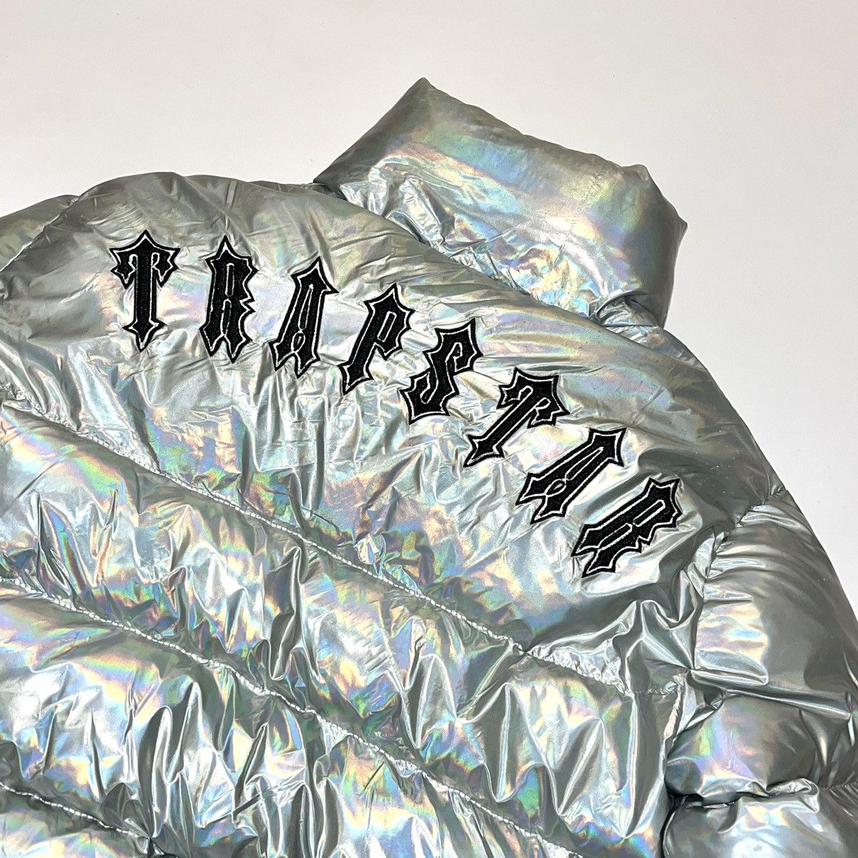 Streetwear Trapstar puffer jacket embroidered logo y2k drip streetwear ...