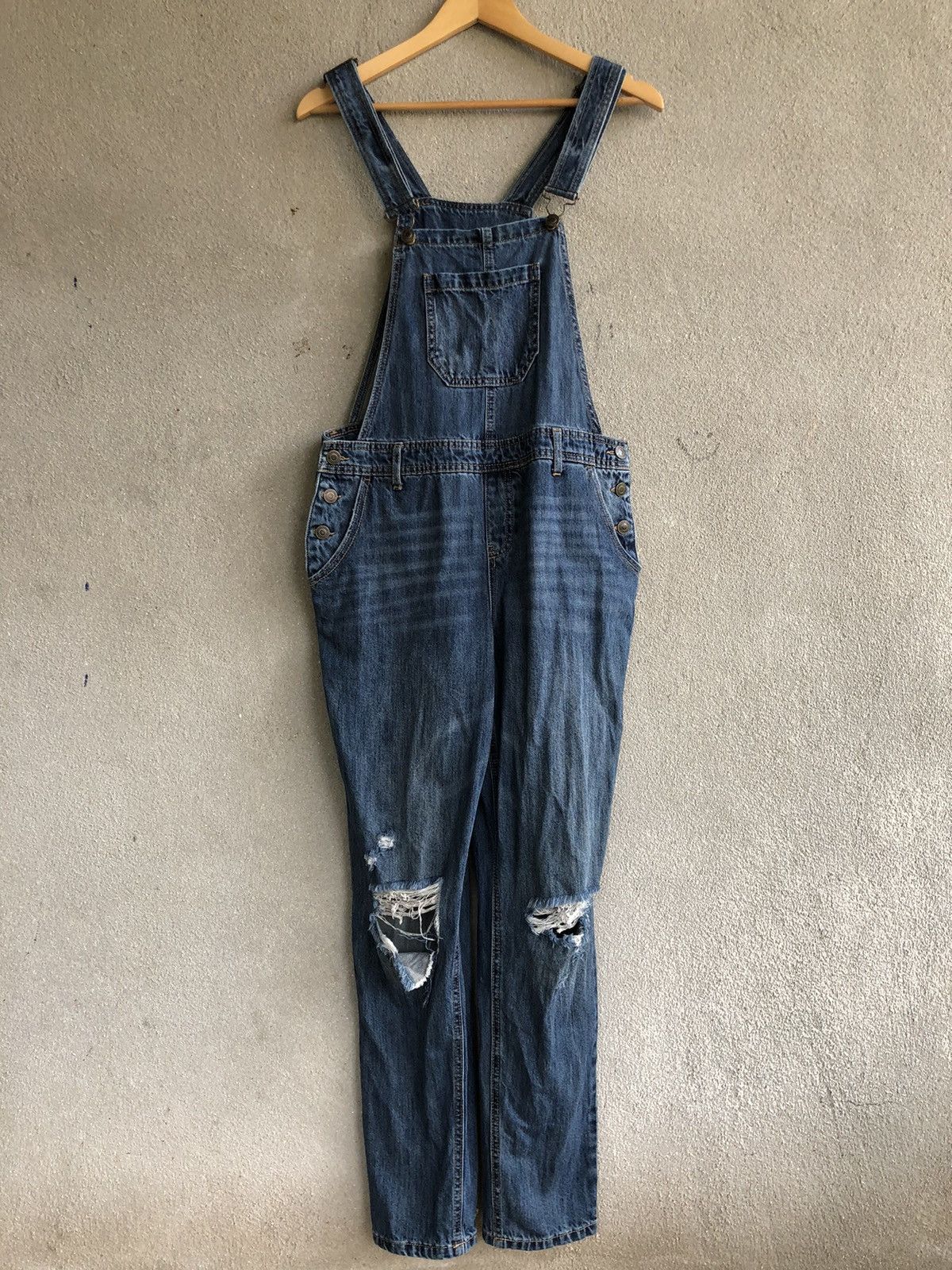 Distressed Denim Vintage VANILLA STAR distressed Overall | Grailed