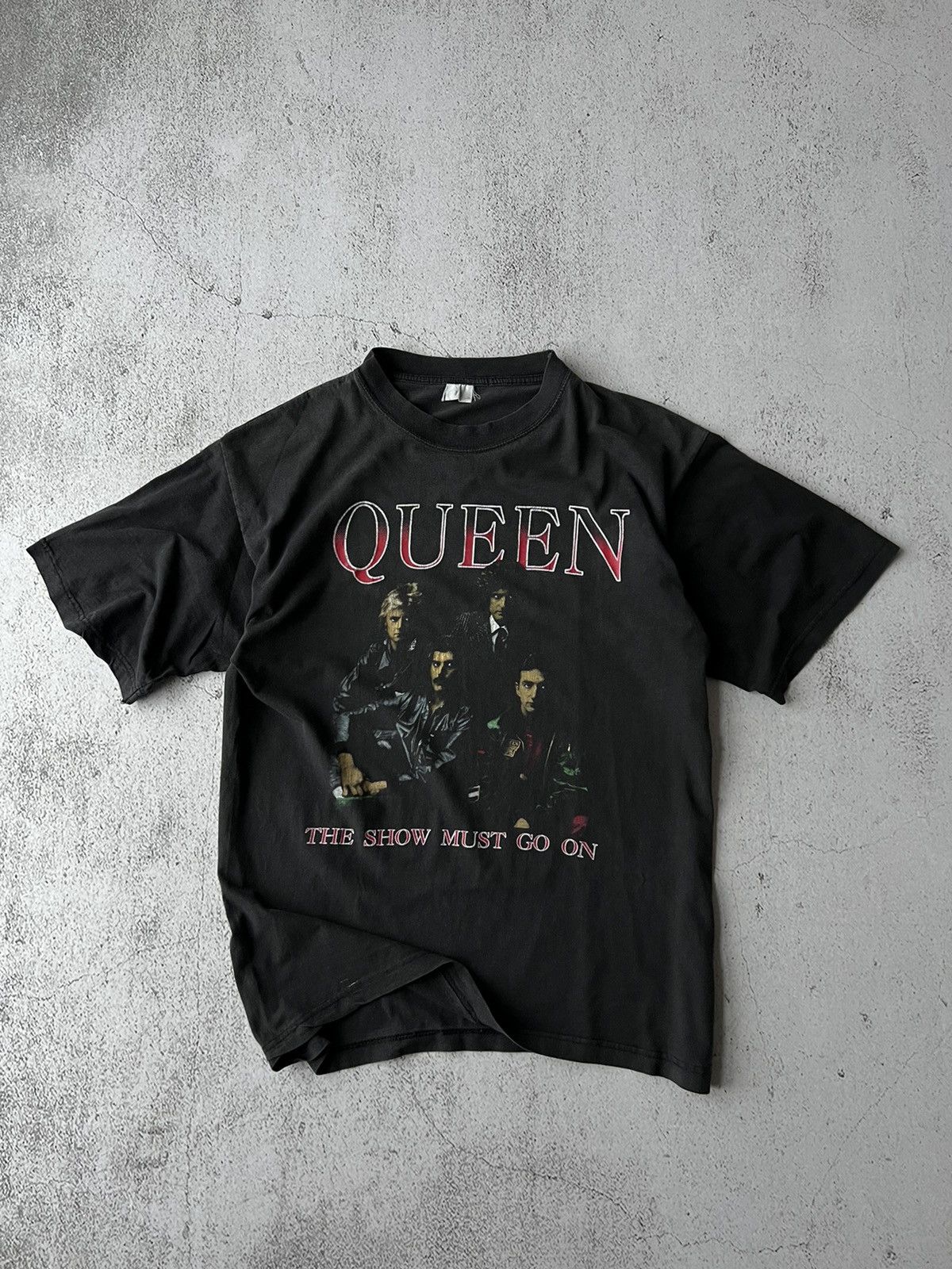 Band Tees × Queen Tour Tee × Rock Band Queen The Show Must Go On 1991 ...