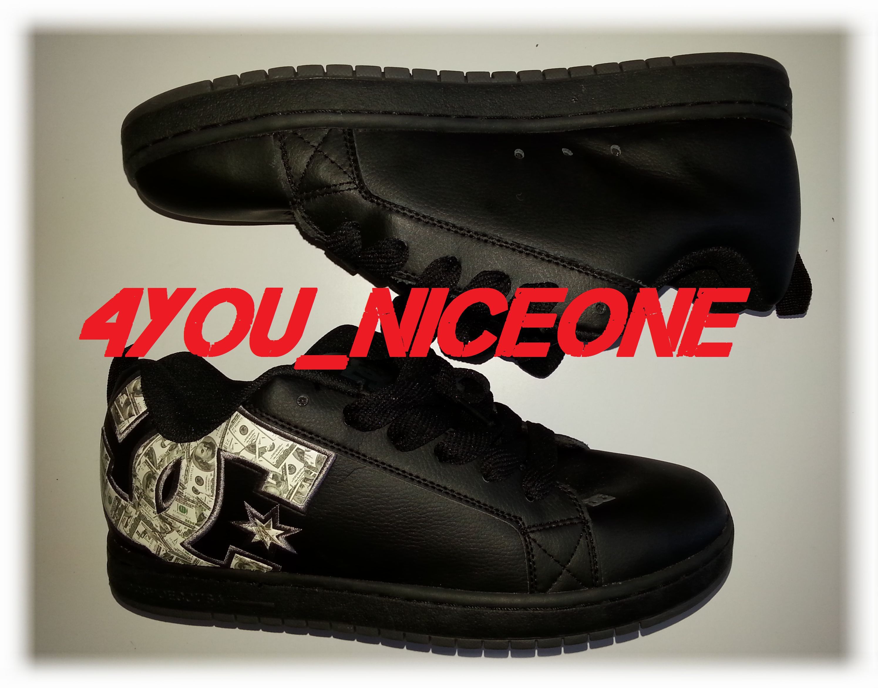 DC × Streetwear Very Rare Mens Leather DC Shoes Court Graffik SE size ...