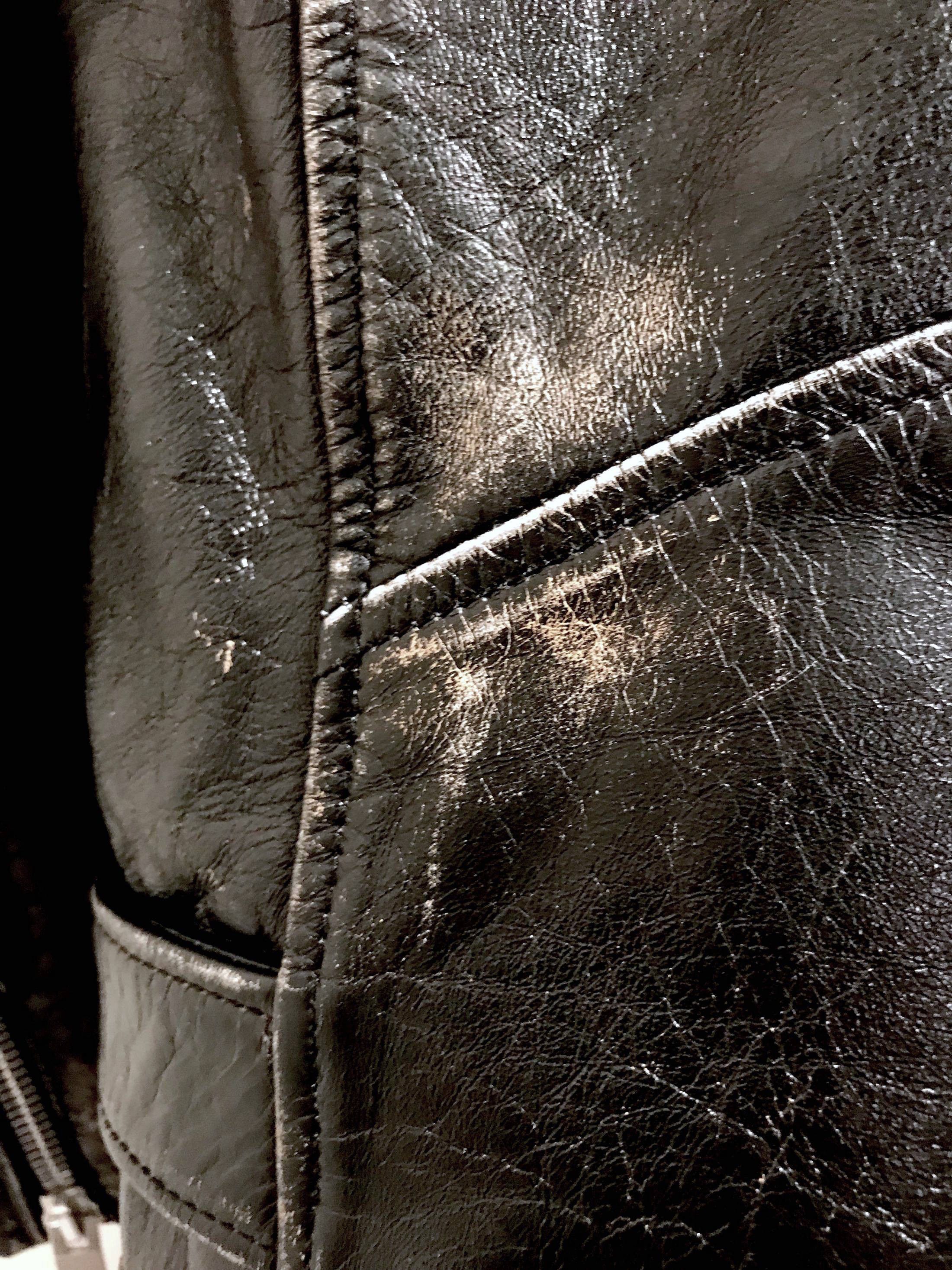 Hedi Slimane × Saint Laurent Paris RARE 9K$ L17 SHEARLING COLLAR BIKER CALFSKIN LEATHER JACKET ...