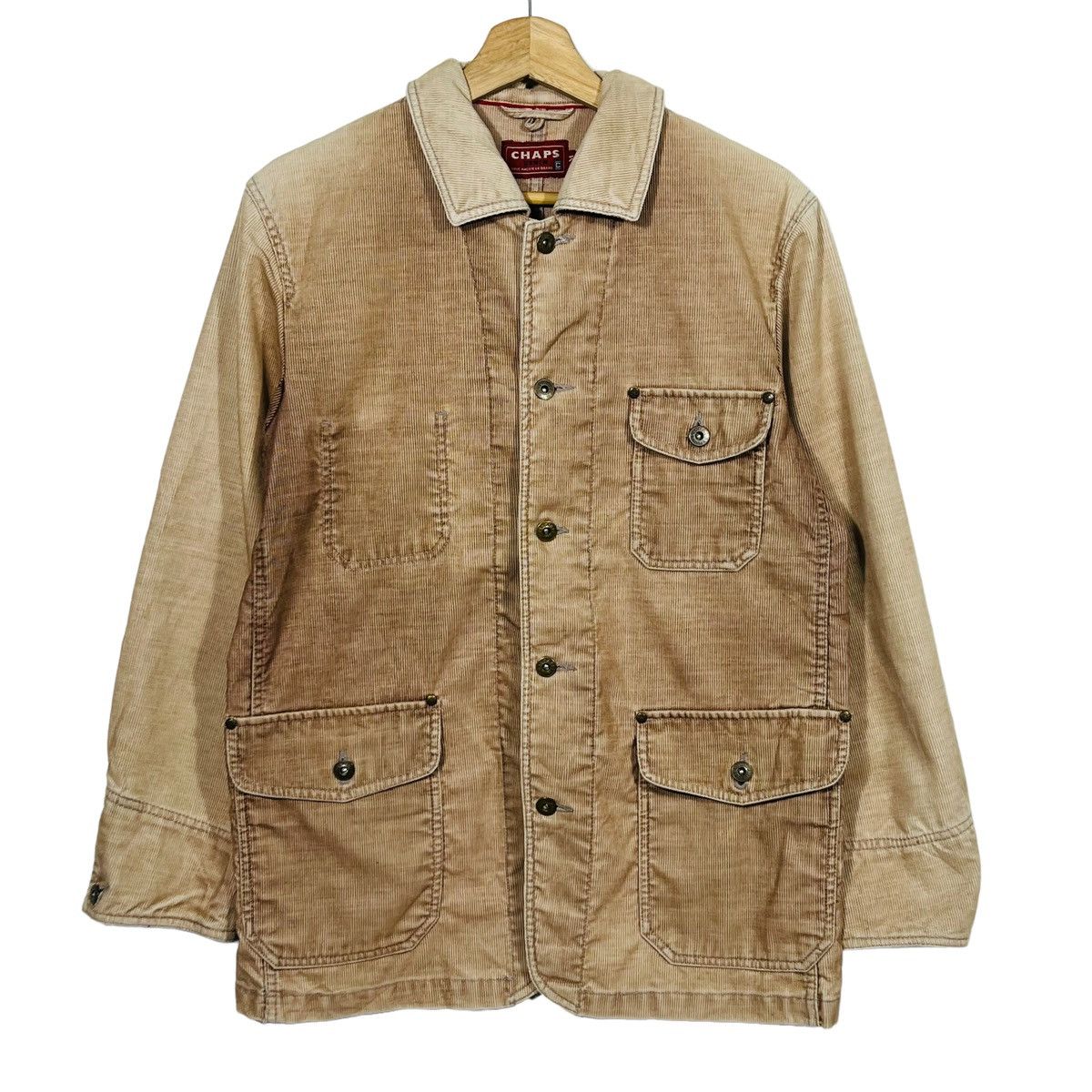 Chaps chaps denim jacket nice design | Grailed