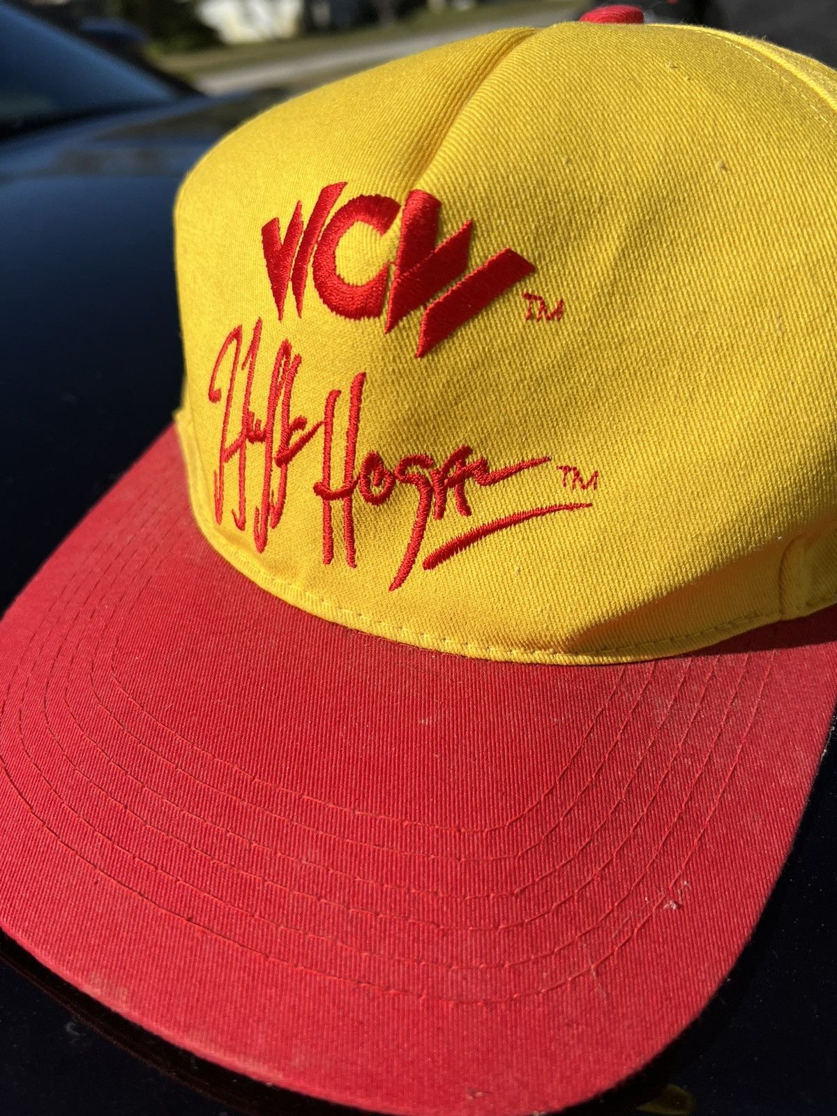 Vintage Vintage WCW hulk hogan SnapBack hat | Grailed