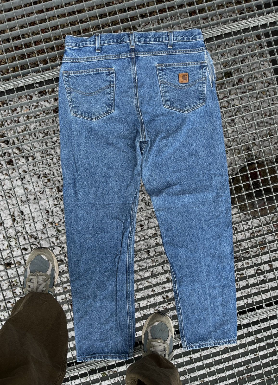 Vintage Vintage 90s Carhartt Baggy Work Denim Jeans Pants | Grailed