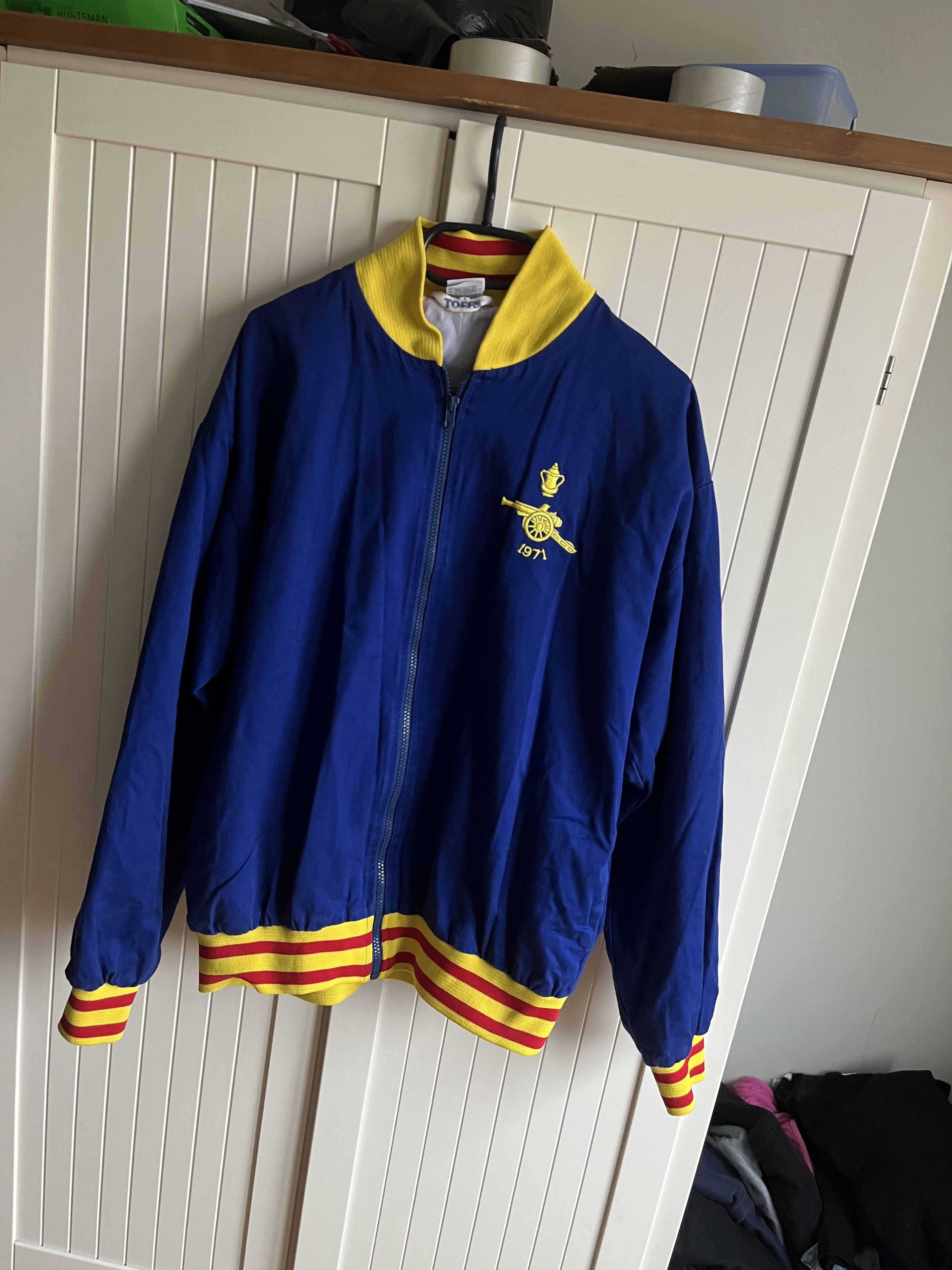 Vintage Vintage Bomber Jacket Arsenal L | Grailed