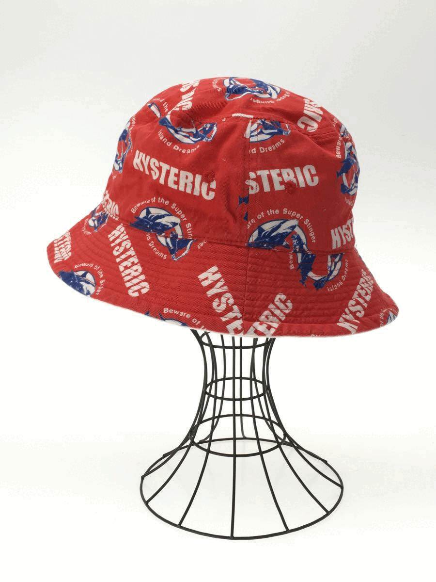 Hysteric Glamour Logo Reversible Bucket Hat Grailed