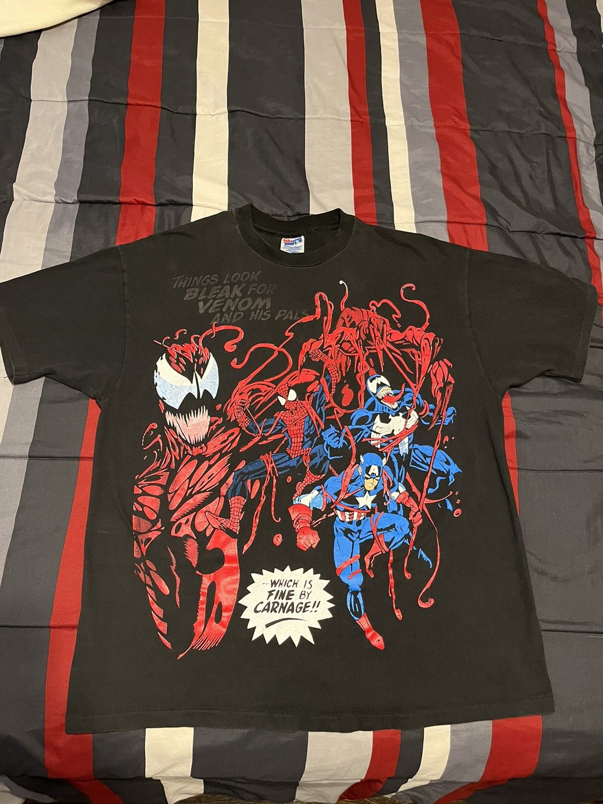 Marvel Comics × Vintage Vintage 90s Carnage T Shirt | Grailed