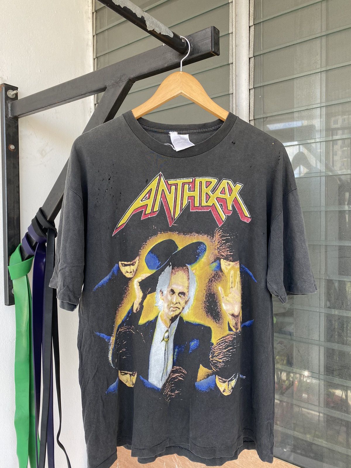 Vintage RARE! Anthrax Bee Line Across America T-shirt | Grailed