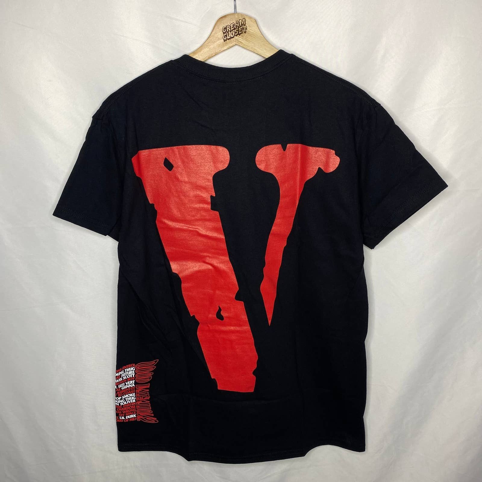 NAV × Vlone Bad Habits Good Intentions Hip Hop Rap Tour Merch Tee M ...