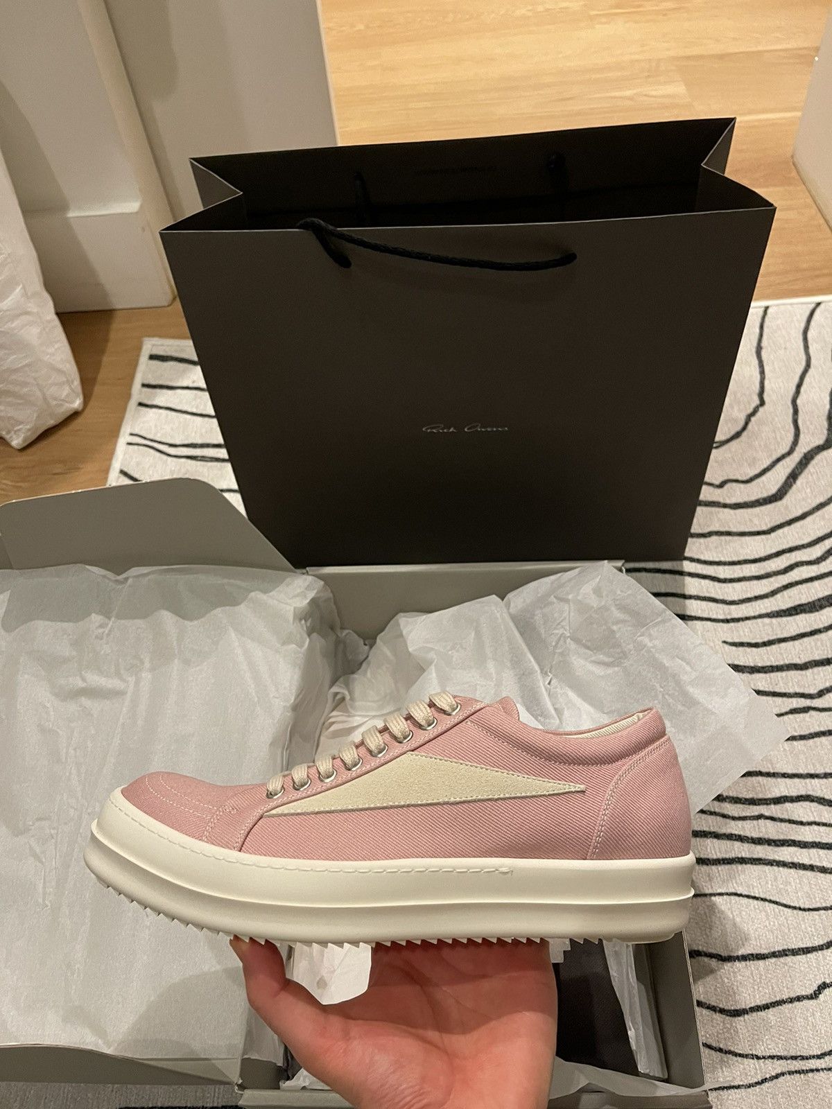 Rick Owens × Rick Owens Drkshdw Rick Owens Drkshdw RARE vans pink rick ...