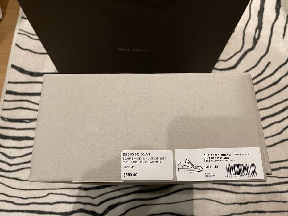 Rick Owens Rick Owens Drkshdw RARE vans pink rick exclusive | Grailed