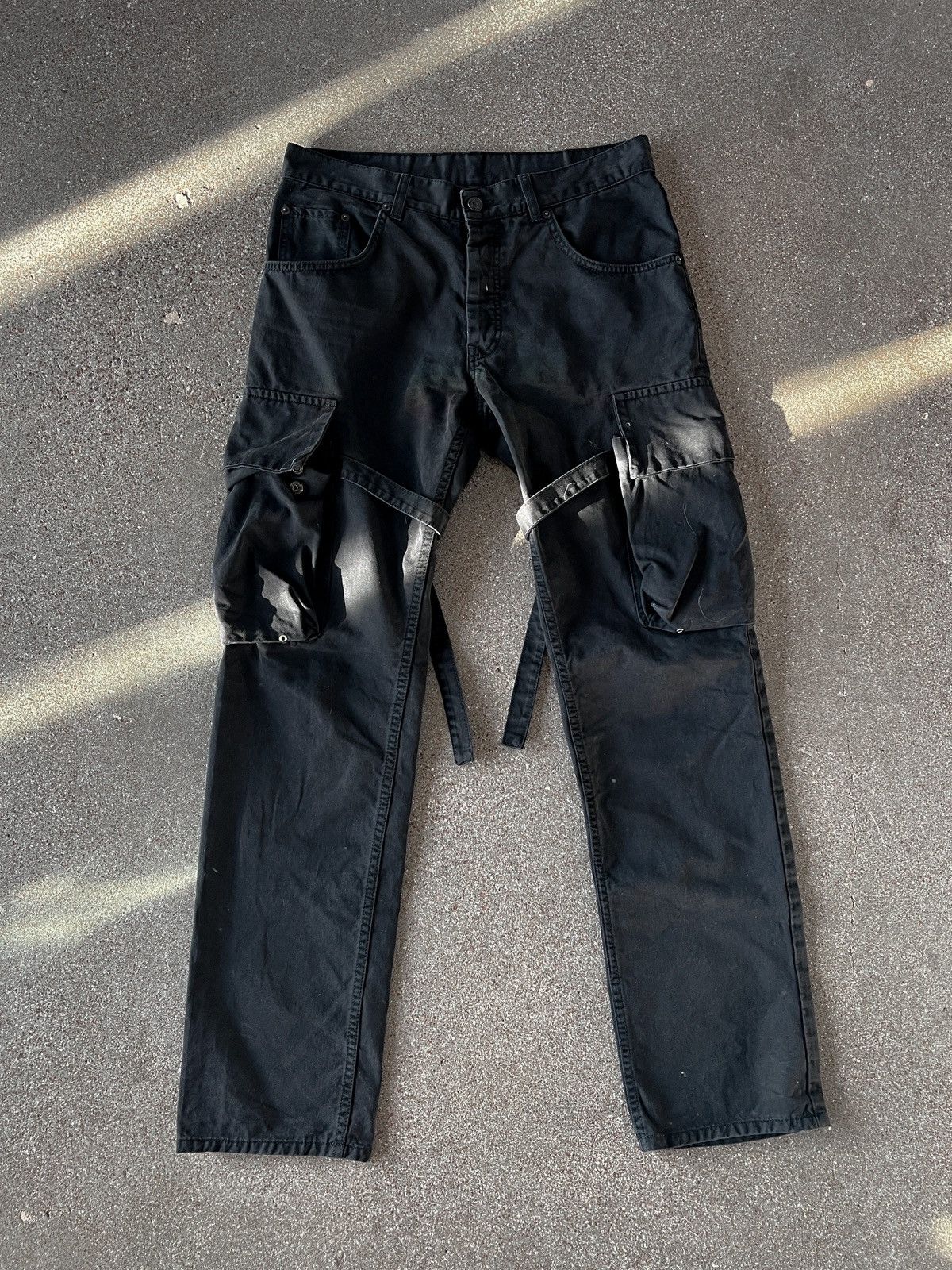 Helmut Lang AW04 Bondage Cargo Pants | Grailed