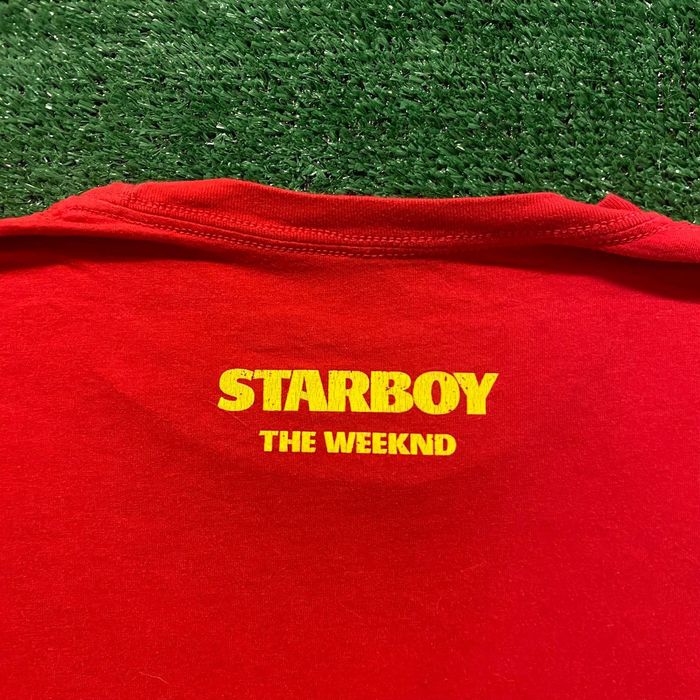 The Weeknd The Weeknd Starboy Cross Bolts Band T-Shirt | Grailed