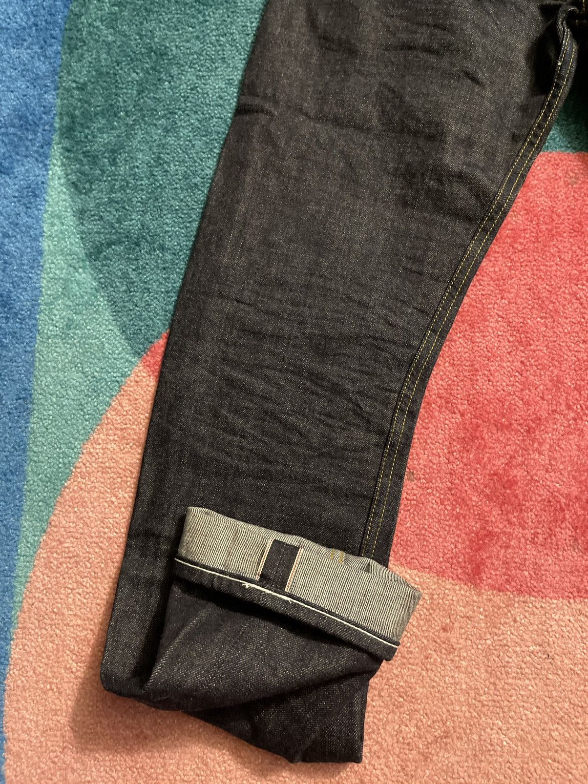 Naked & Famous Naked and Famous Natural Indigo Loomstate Weird Guy ...