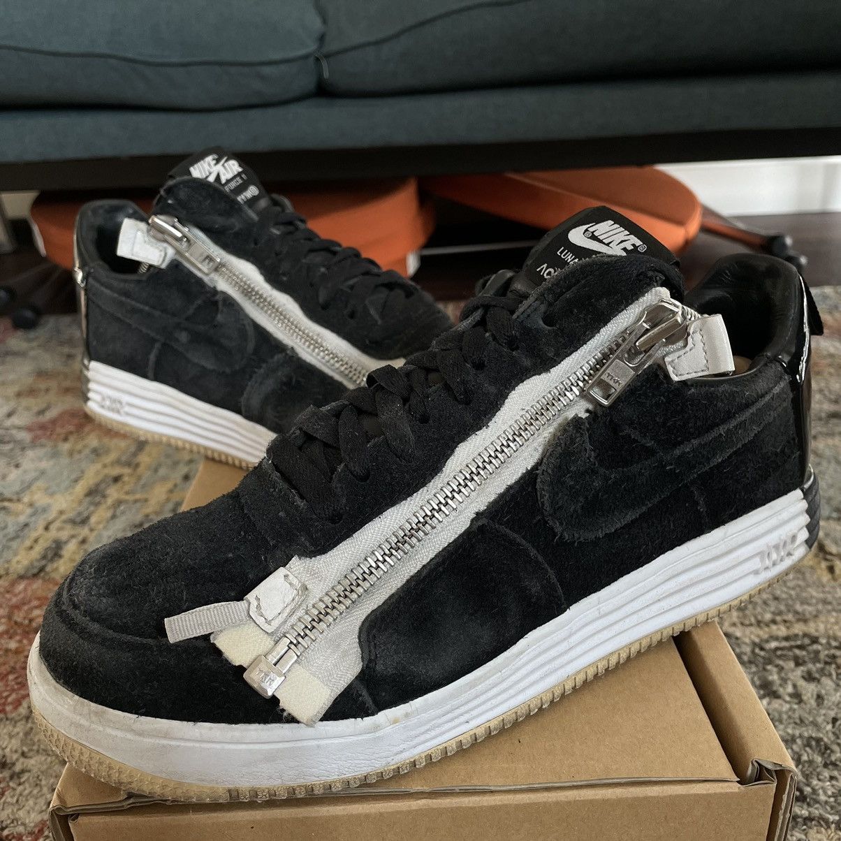 Acronym × Nike Lunar force 1 suede black white air AF1 LF1 leather SP ...