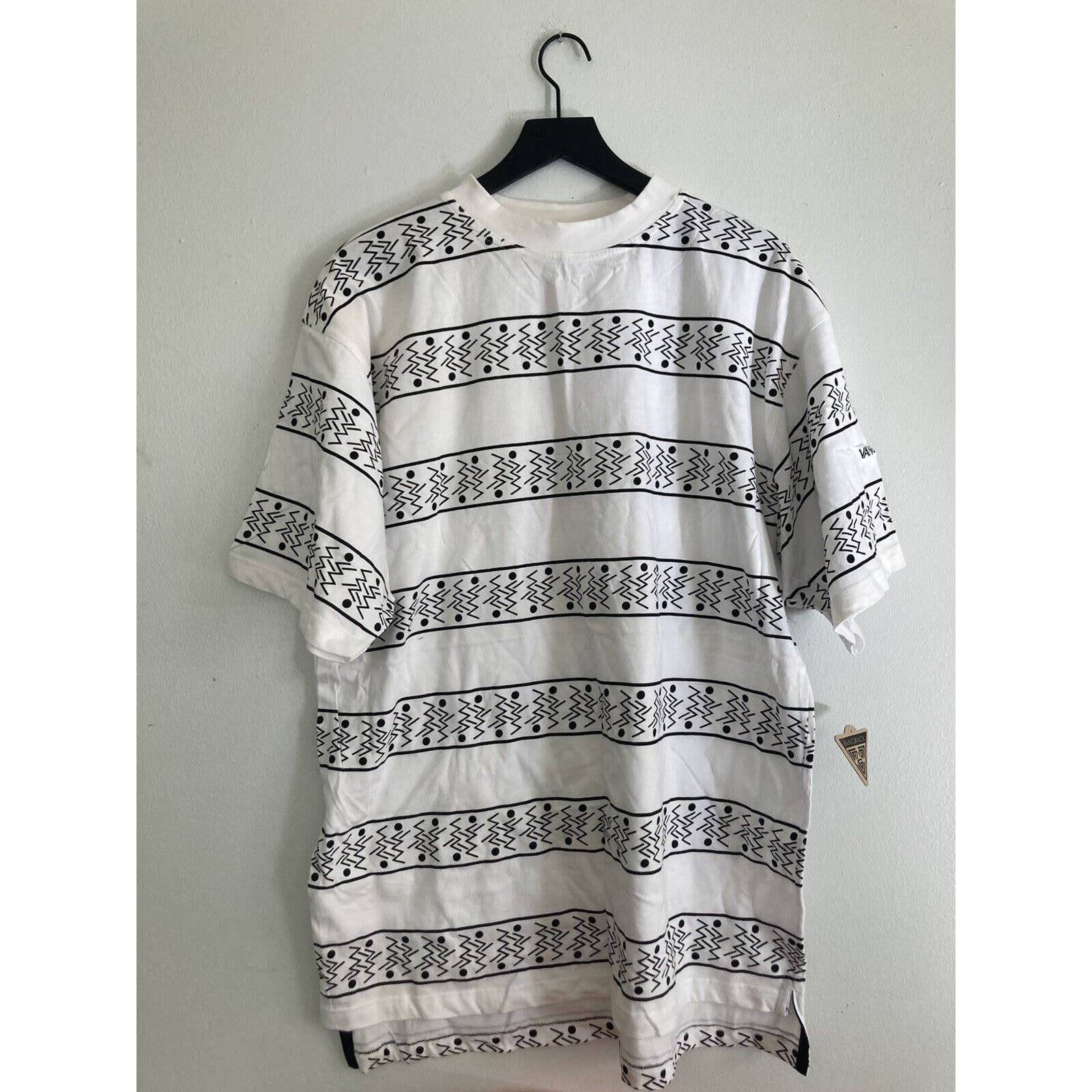 Vintage van grack vintage shirt 90s all over print graphic tribal XL ...
