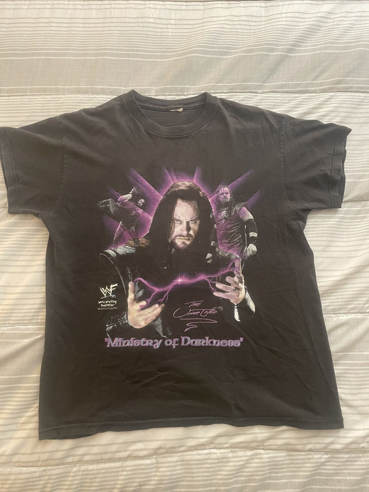 Vintage × WWE × WWF WWF 1999 THE UNDERTAKER MINISTRY OF DARKNESS | Grailed