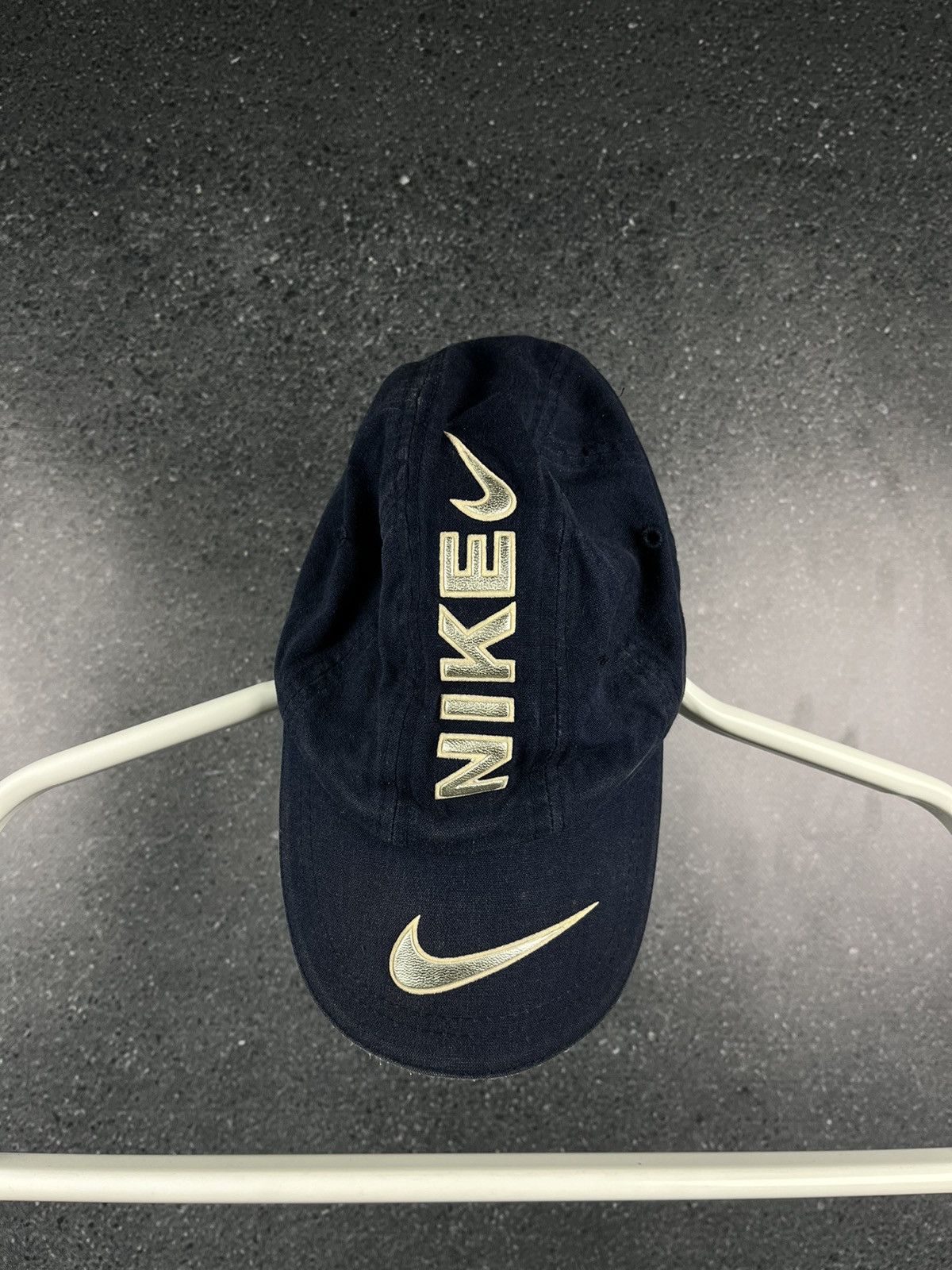 Nike Men’s vintage Nike cap big logo blue | Grailed