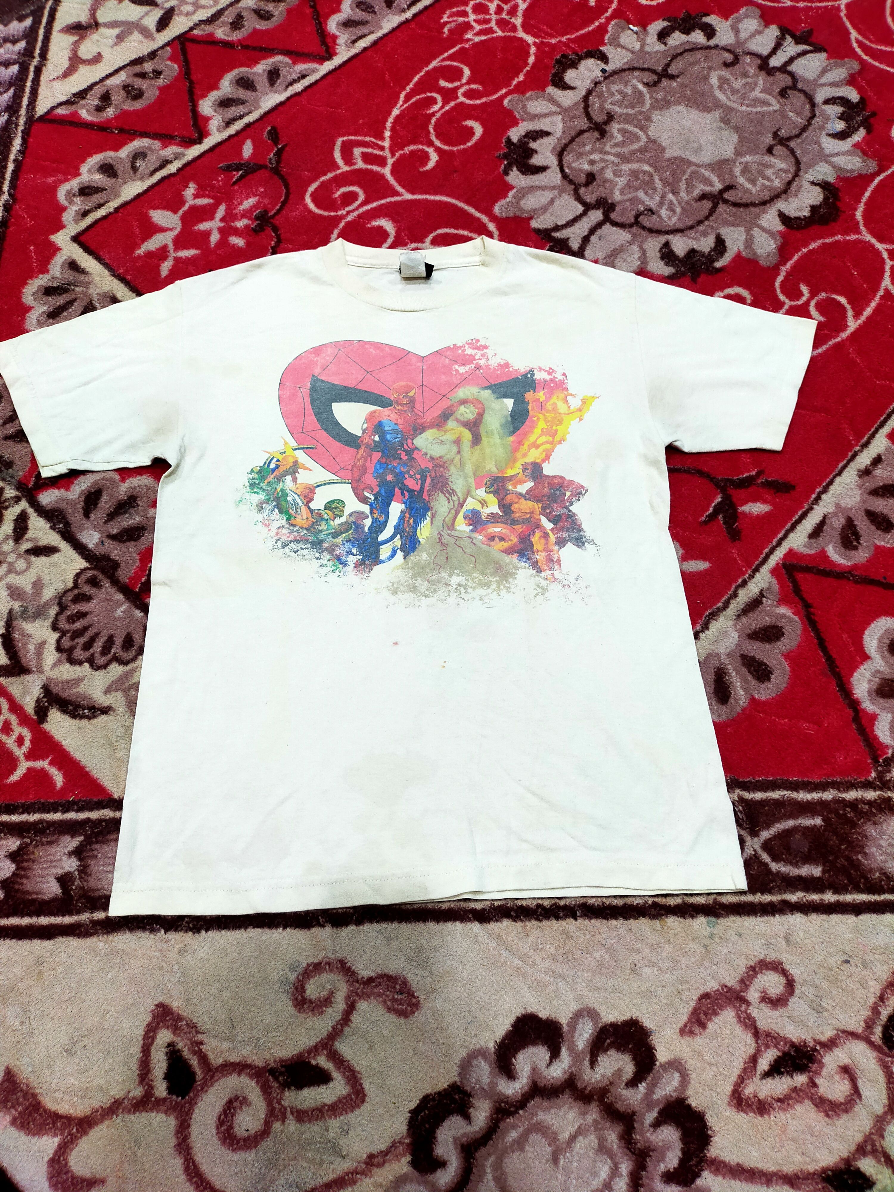 Cartoon Network × Marvel Comics × Vintage Marvel Thrashed tee | Grailed