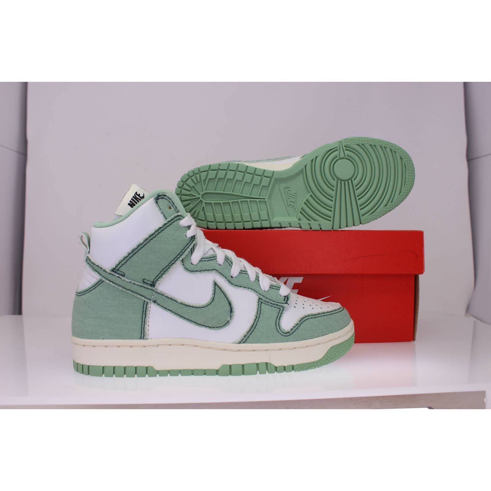 Nike Dunk Hi 1985 Enamel Green/White DV1143-300 | Grailed