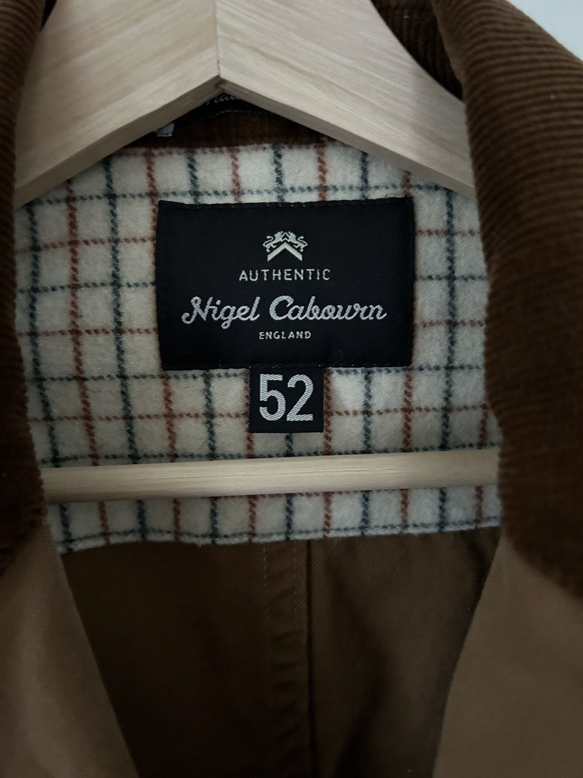 Nigel Cabourn Nigel Cabourn Hunting Jacket Canvas and Cord Collar | Grailed