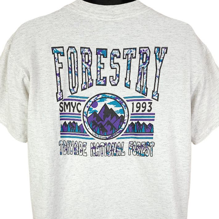 Vintage Toiyabe National Forest T Shirt Vintage 90s Forestry SMYC Camp ...