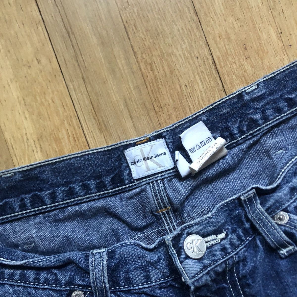 Calvin Klein 90S CALVIN KLEIN CARPENTER JEANS | Grailed