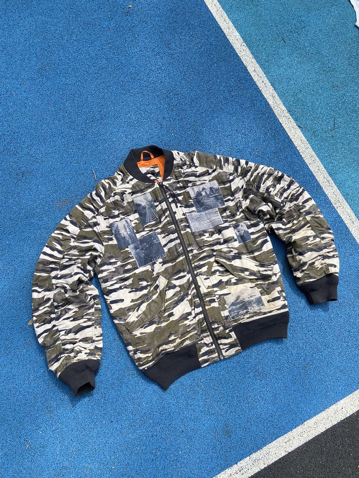 Vintage Raf Simons Camo Riot Bomber Jacket Vintage | Grailed