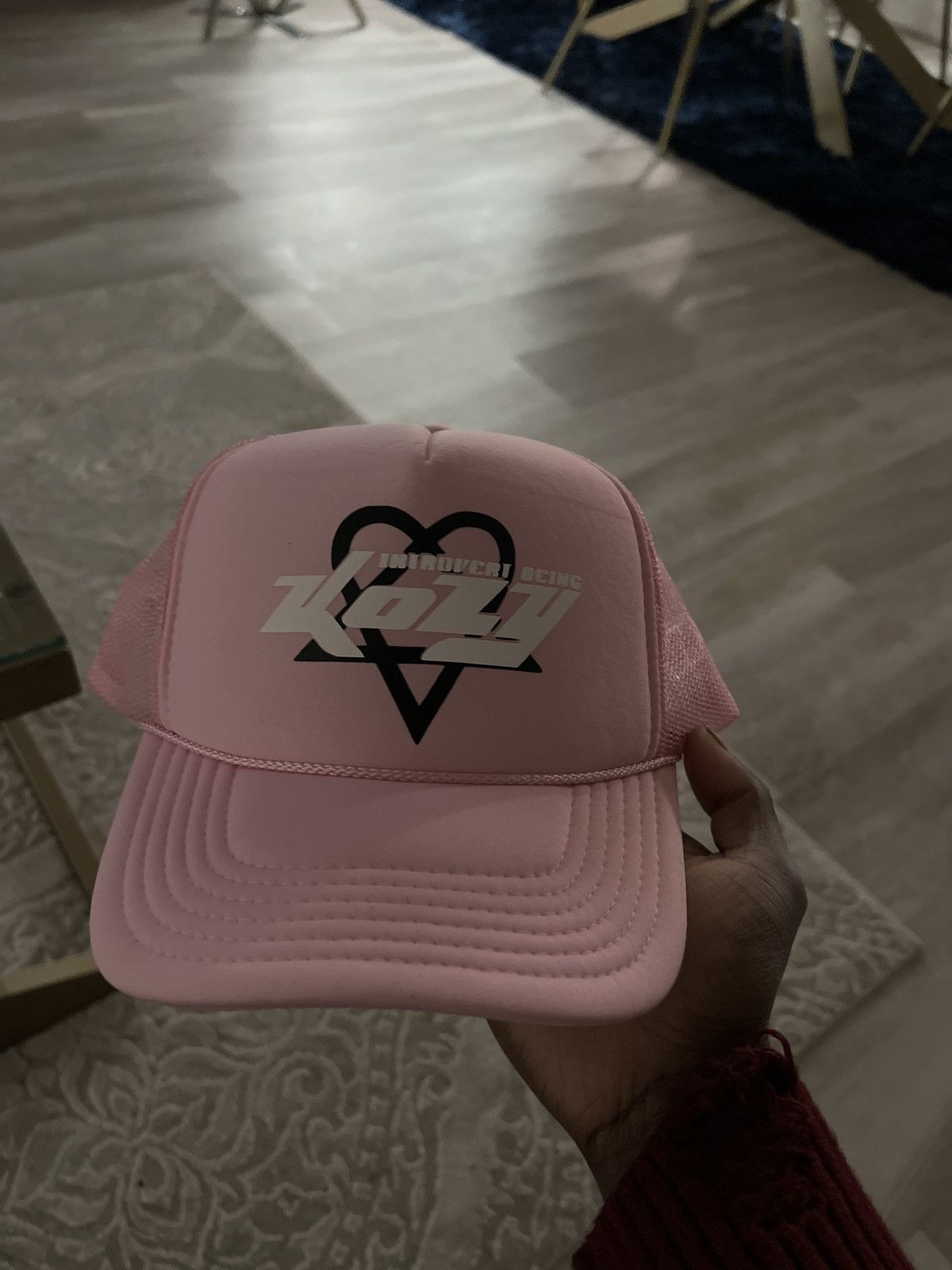 Designer × Streetwear Us Kozy Heartagram Trucker Cap | Grailed