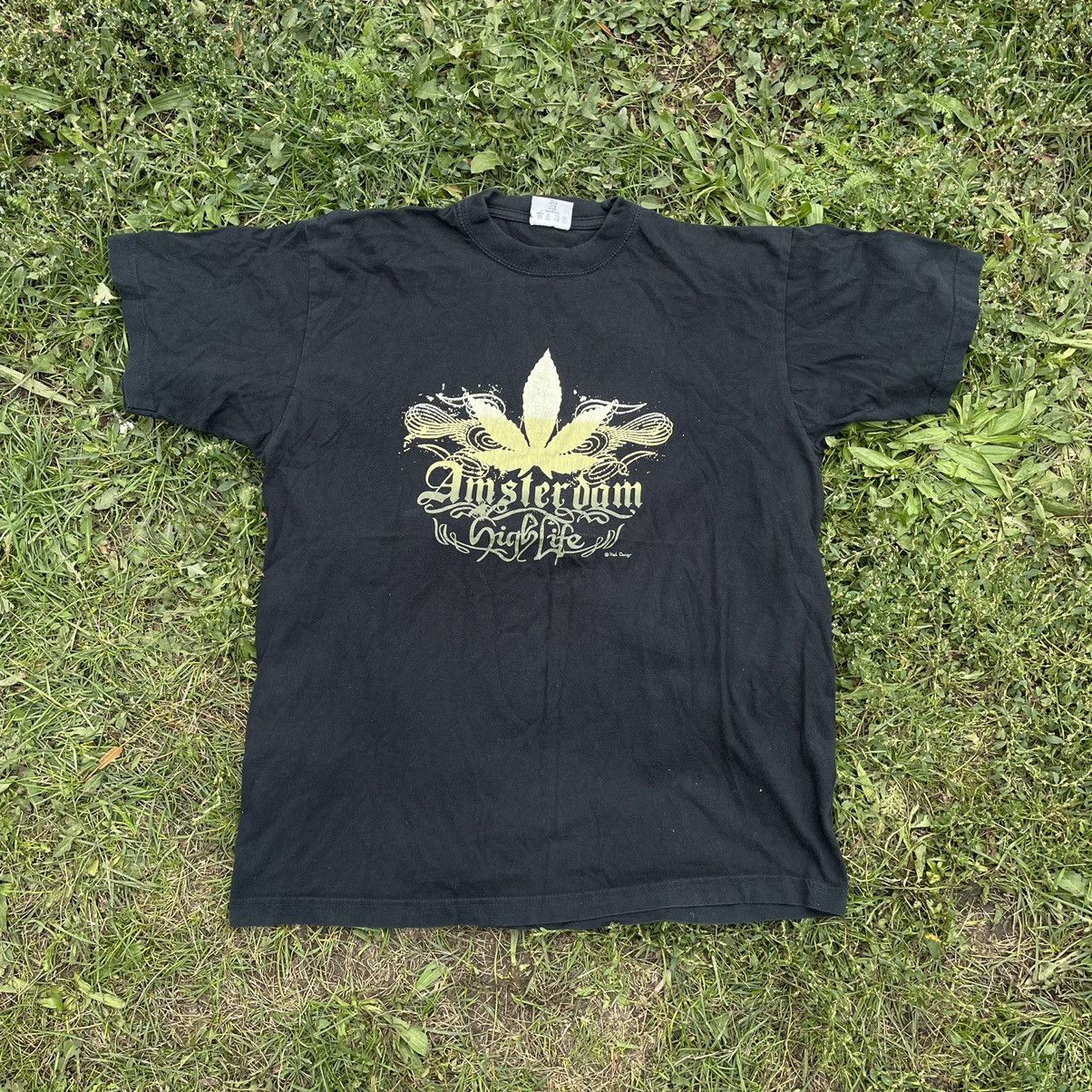 Vintage Vintage 90s Weed Rasta Drugs Tee Smoke Dope Cannabis y2k | Grailed