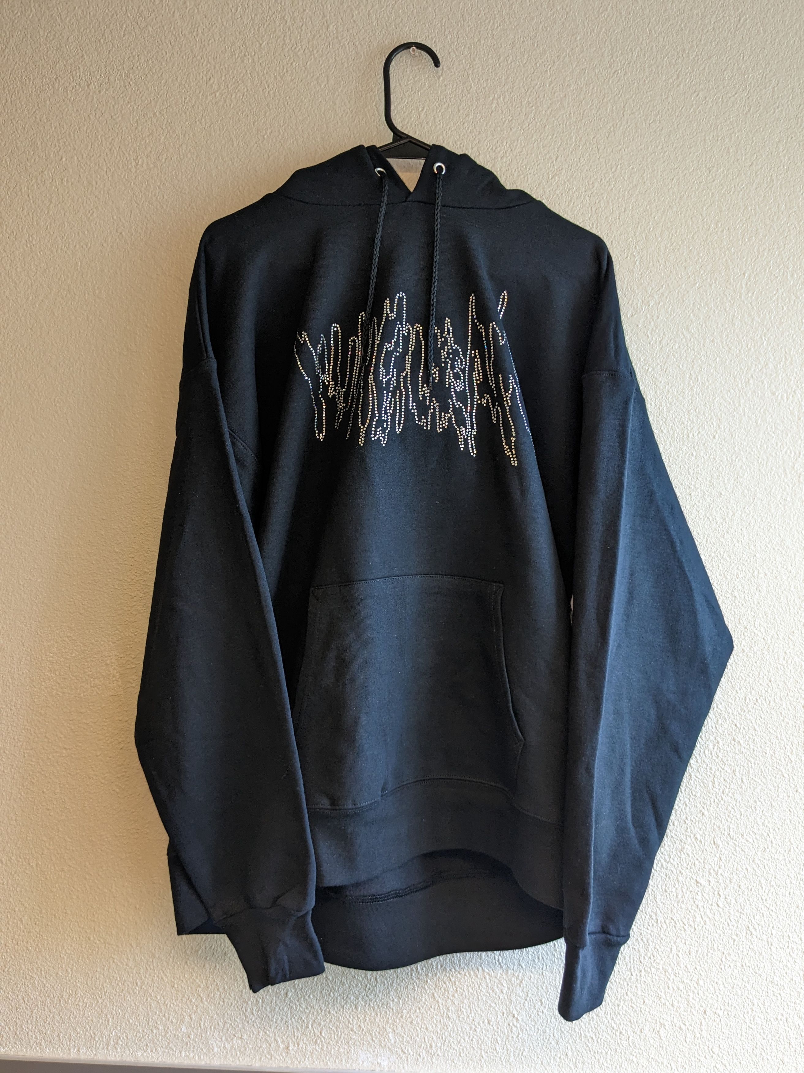 Yung Lean Yung Lean Alien Rhinestone hoodie SZ L | Grailed