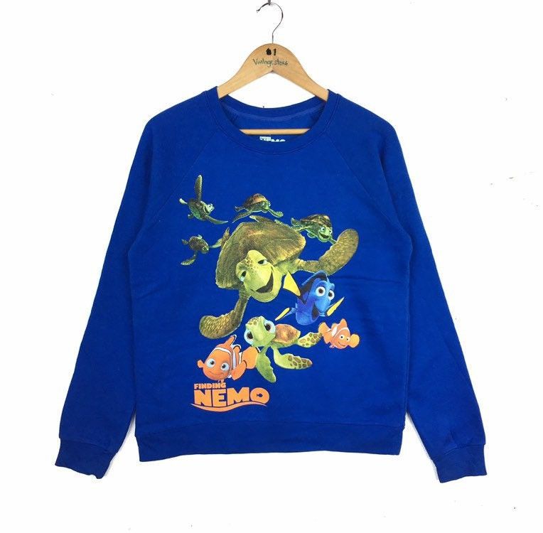Cartoon Network × Disney FINDING NEMO Sweatshirt DISNEY Pixar Cartoon ...