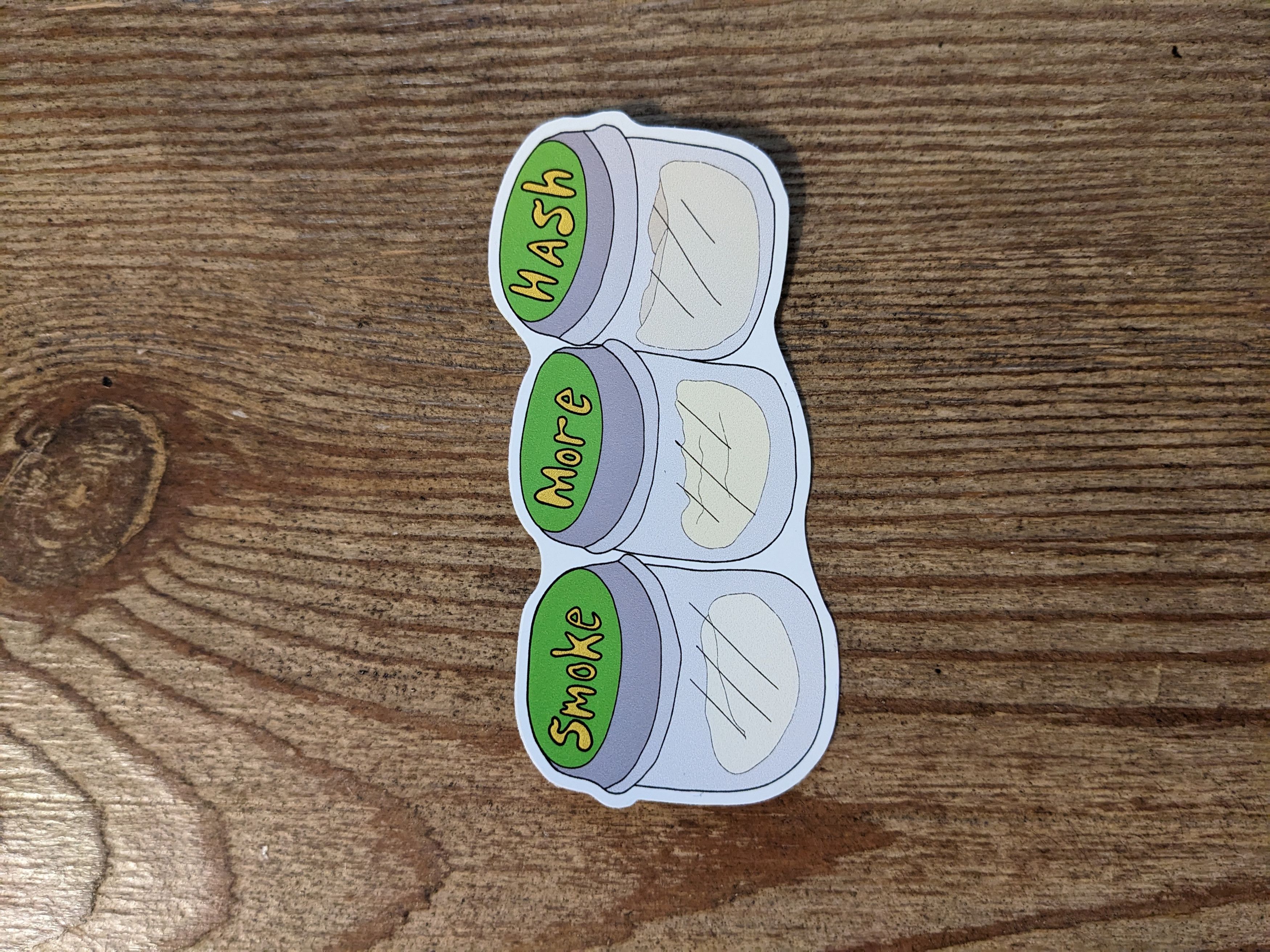 Grateful Dead Smoke More Hash Stickers - The Legends of Hashish | Grailed