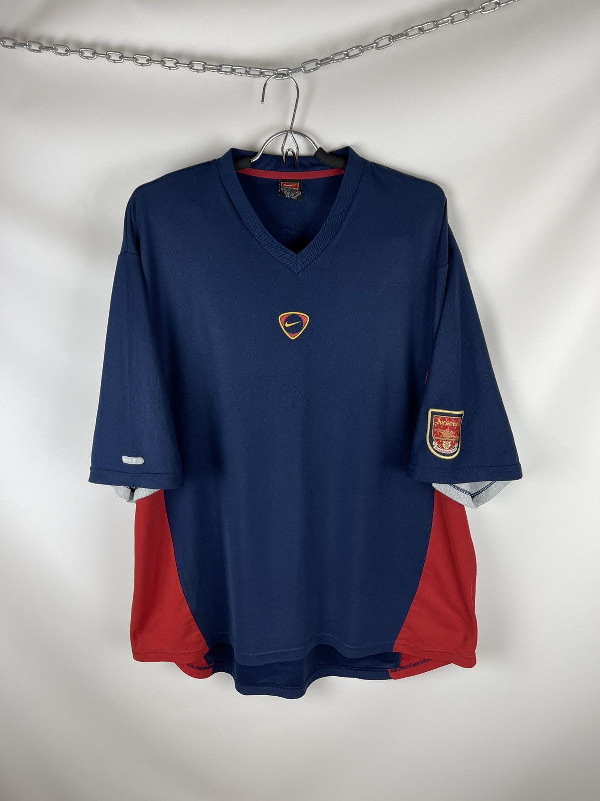 Nike × Soccer Jersey × Vintage Nike Arsenal 90s training soccer jersey ...